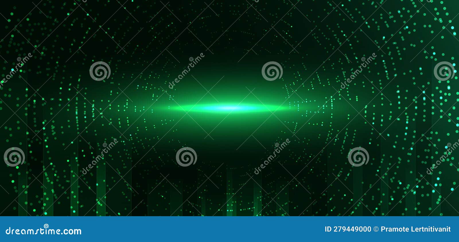 Abstract Technology Futuristic Digital Dot Pattern with Lighting ...