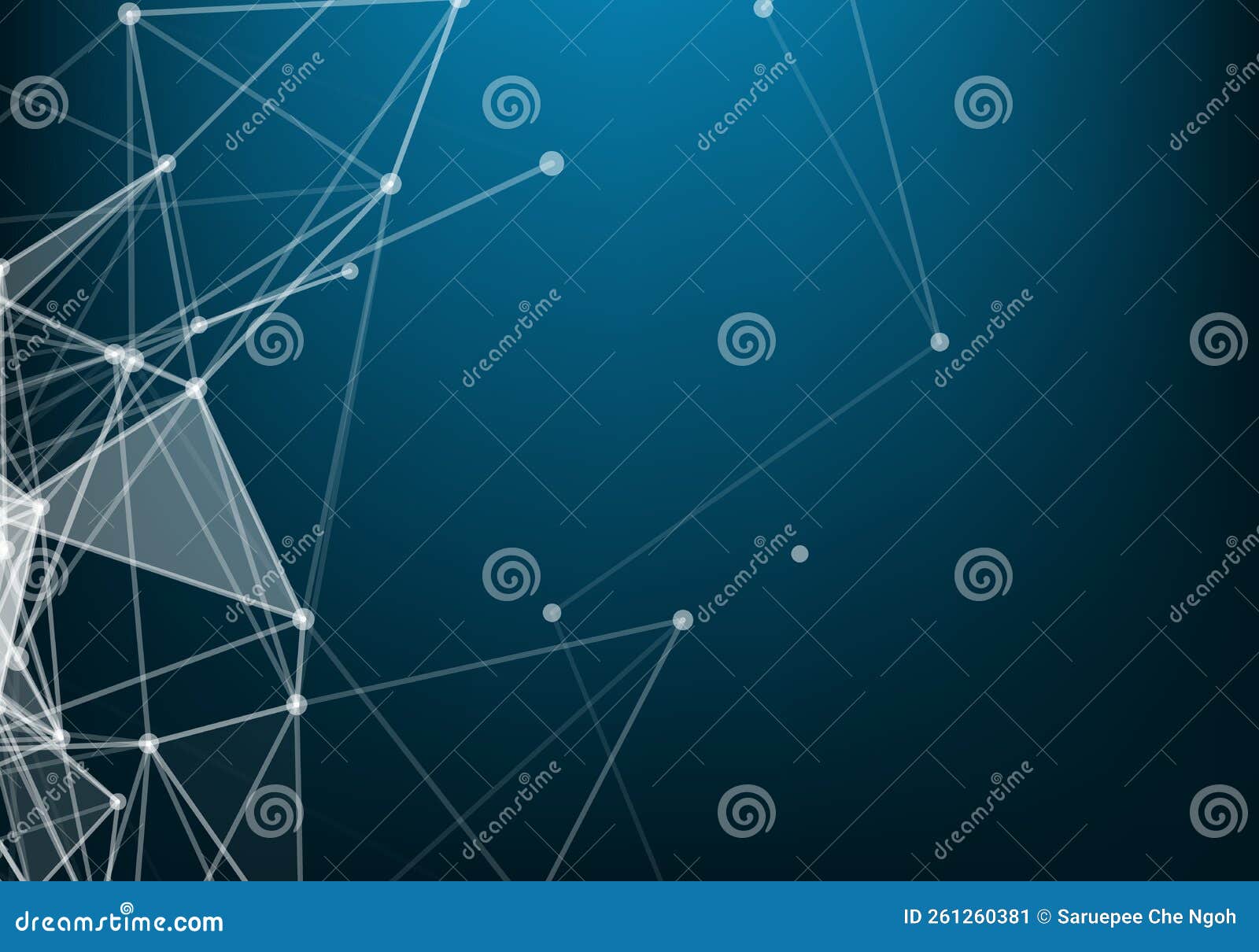 Abstract Technology Futuristic Network. Computer Geometric Digital ...