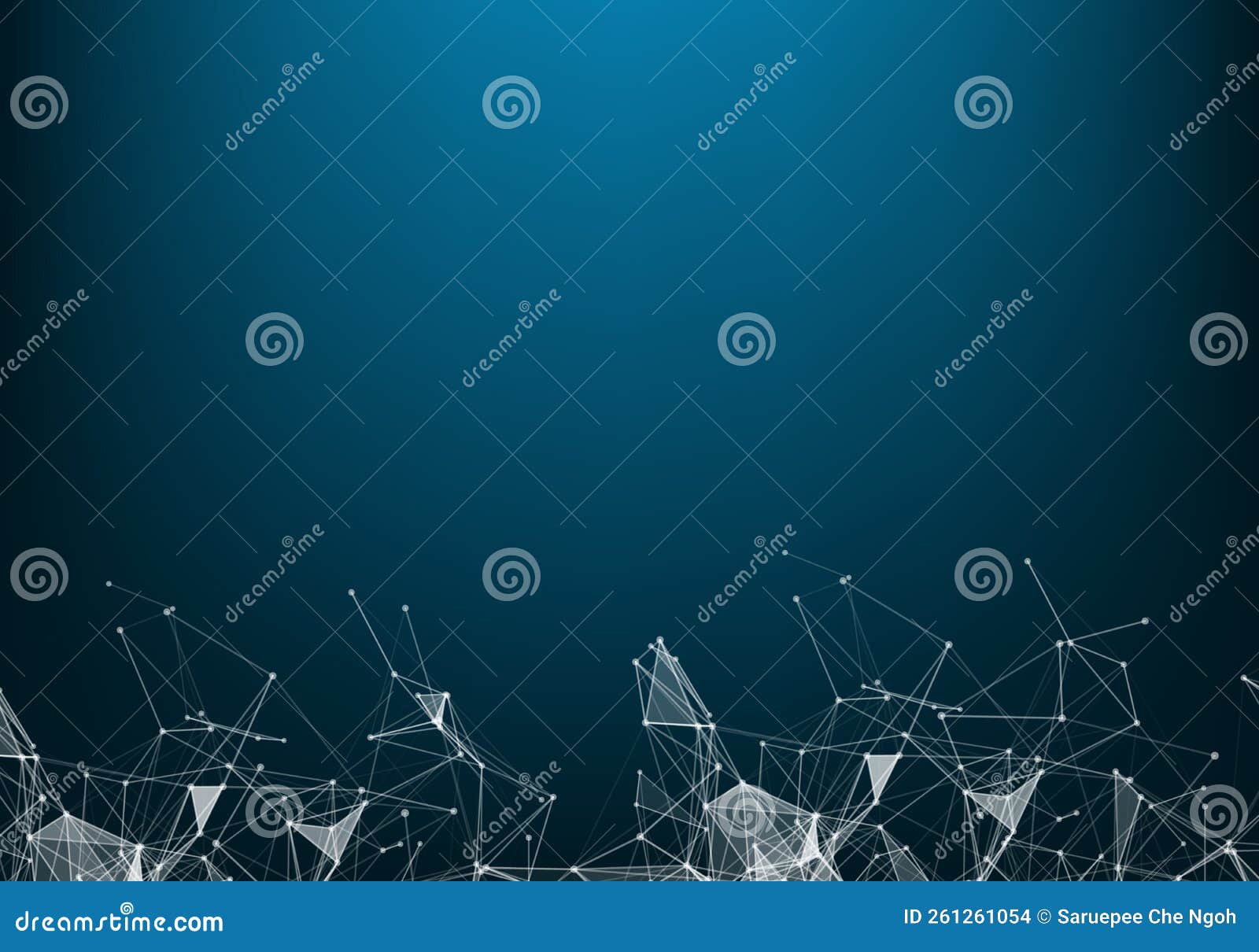 Abstract Technology Futuristic Network. Computer Geometric Digital ...