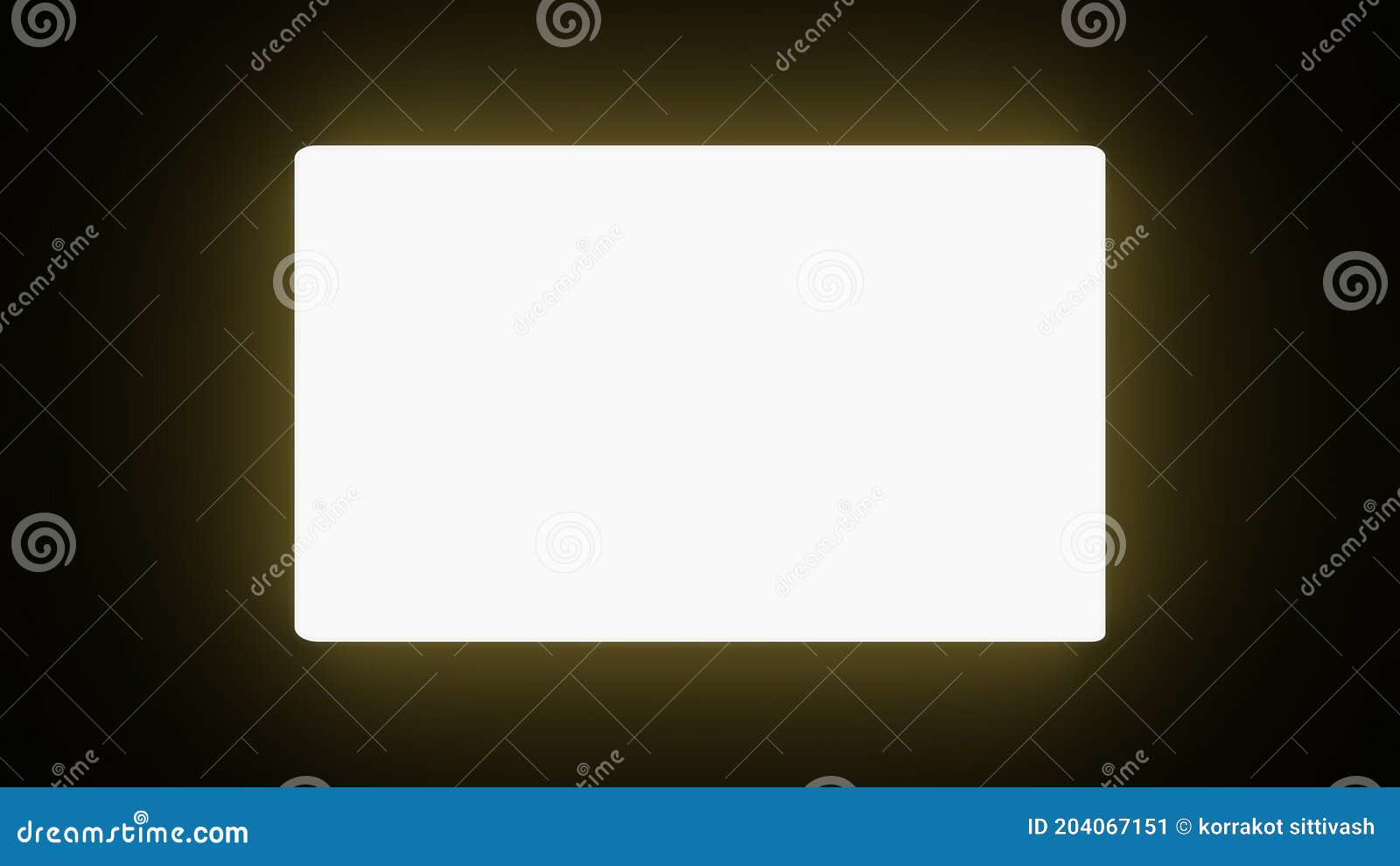 Abstract Technology Glowing Blank LED Screens Animation Background 3D ...