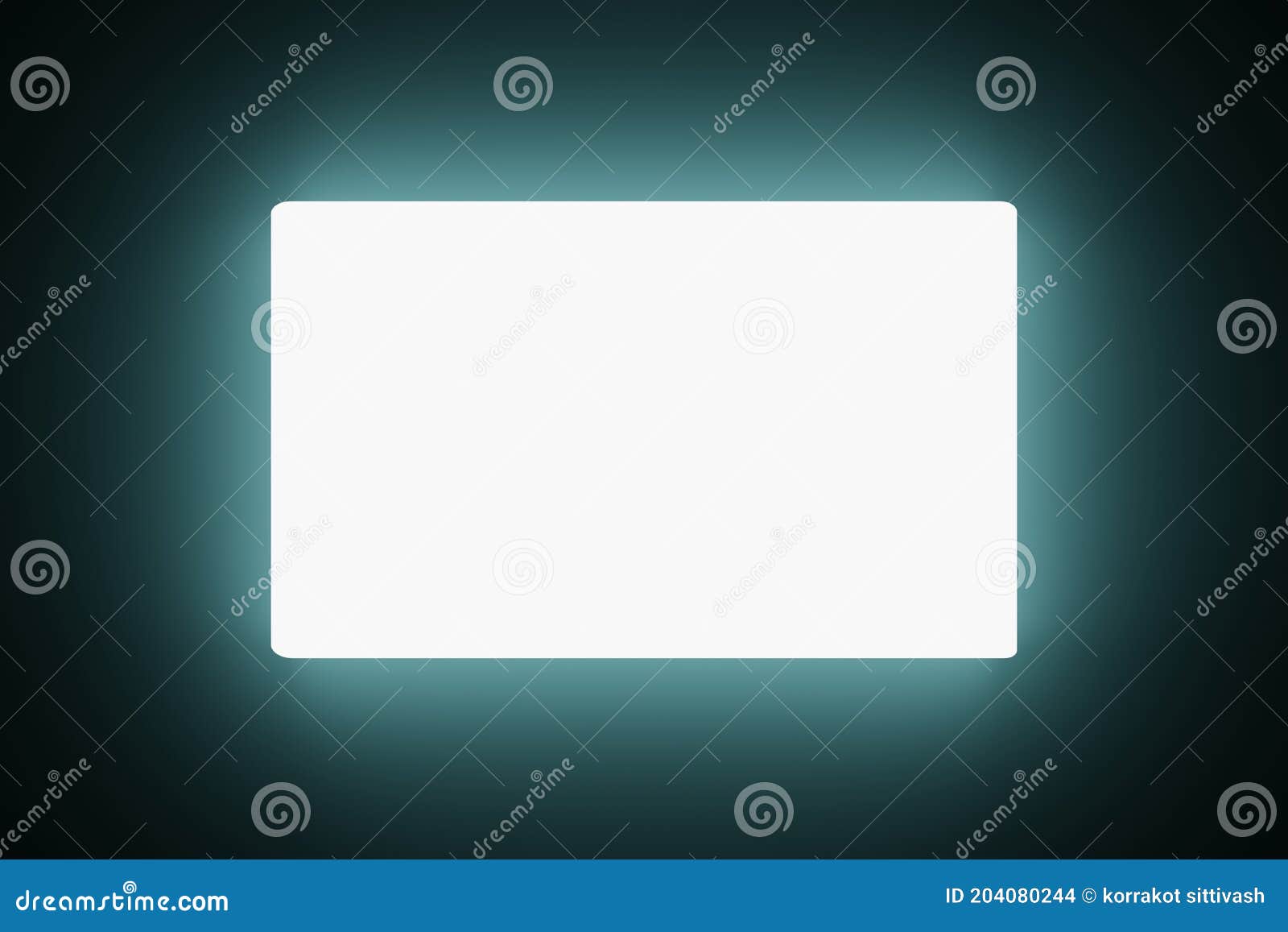 Abstract Technology Glowing Blank LED Screens Animation Background 3D ...