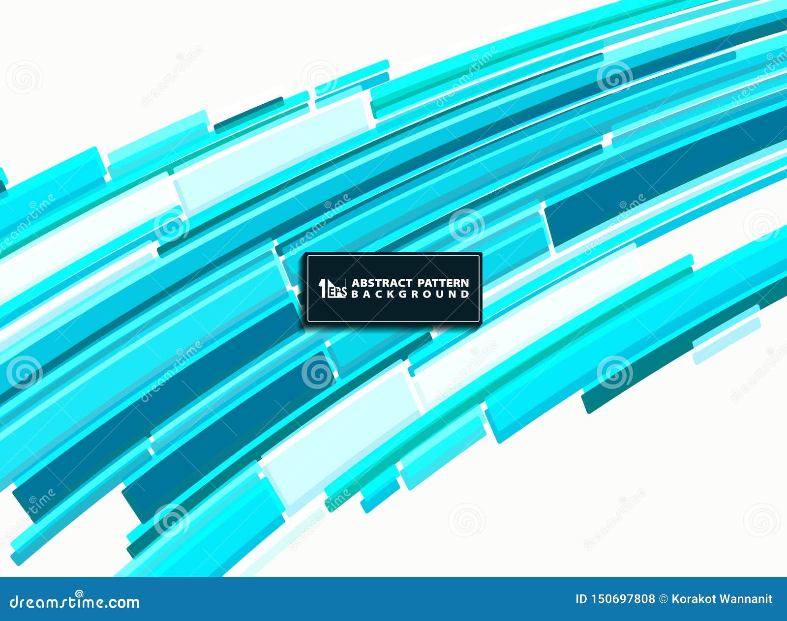 Abstract Technology Gradient Blue Color Square Shape Template Motion ...