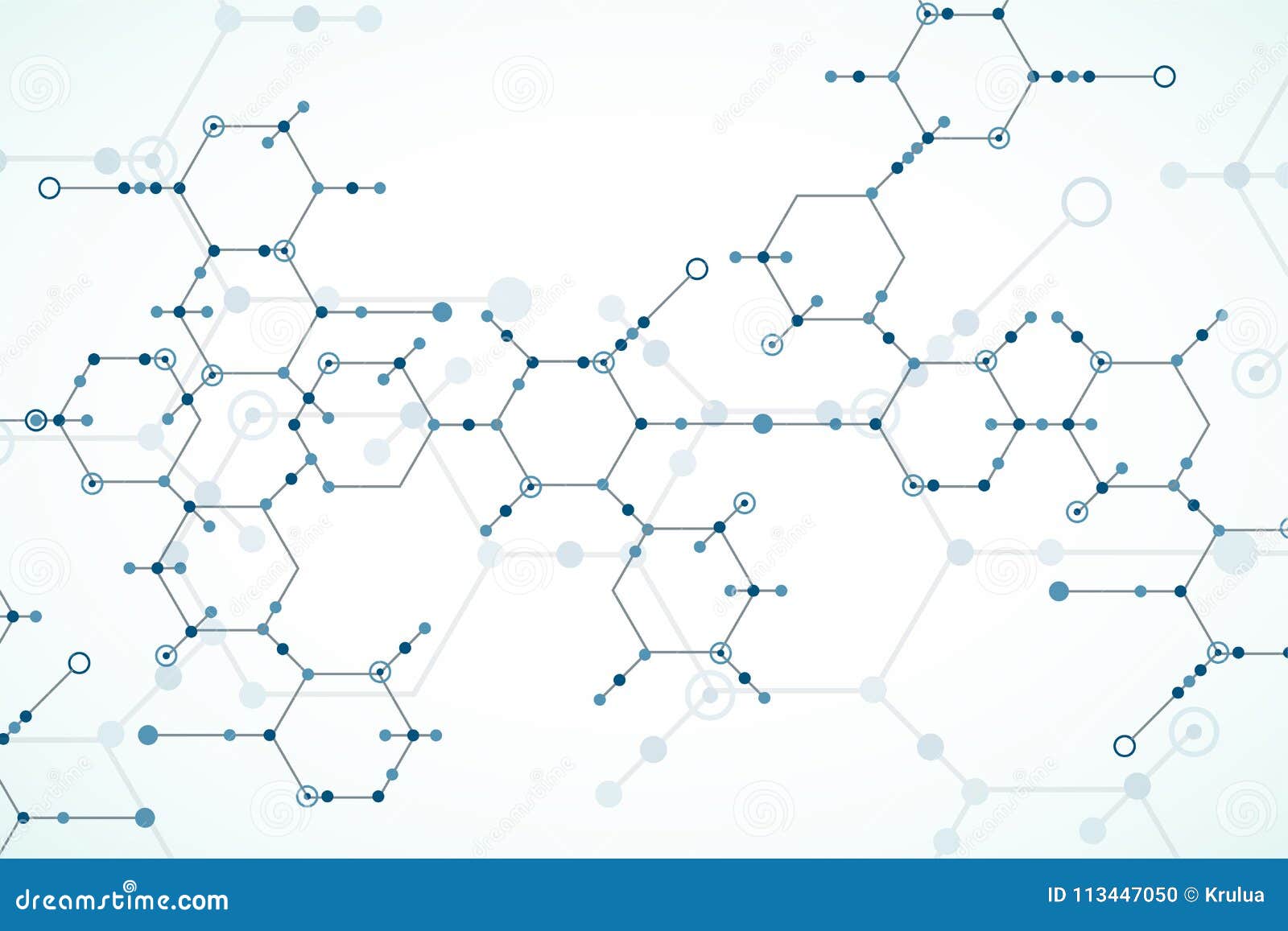 Abstract Technology Hexagonal Background Connection Structure Stock Vector Illustration Of