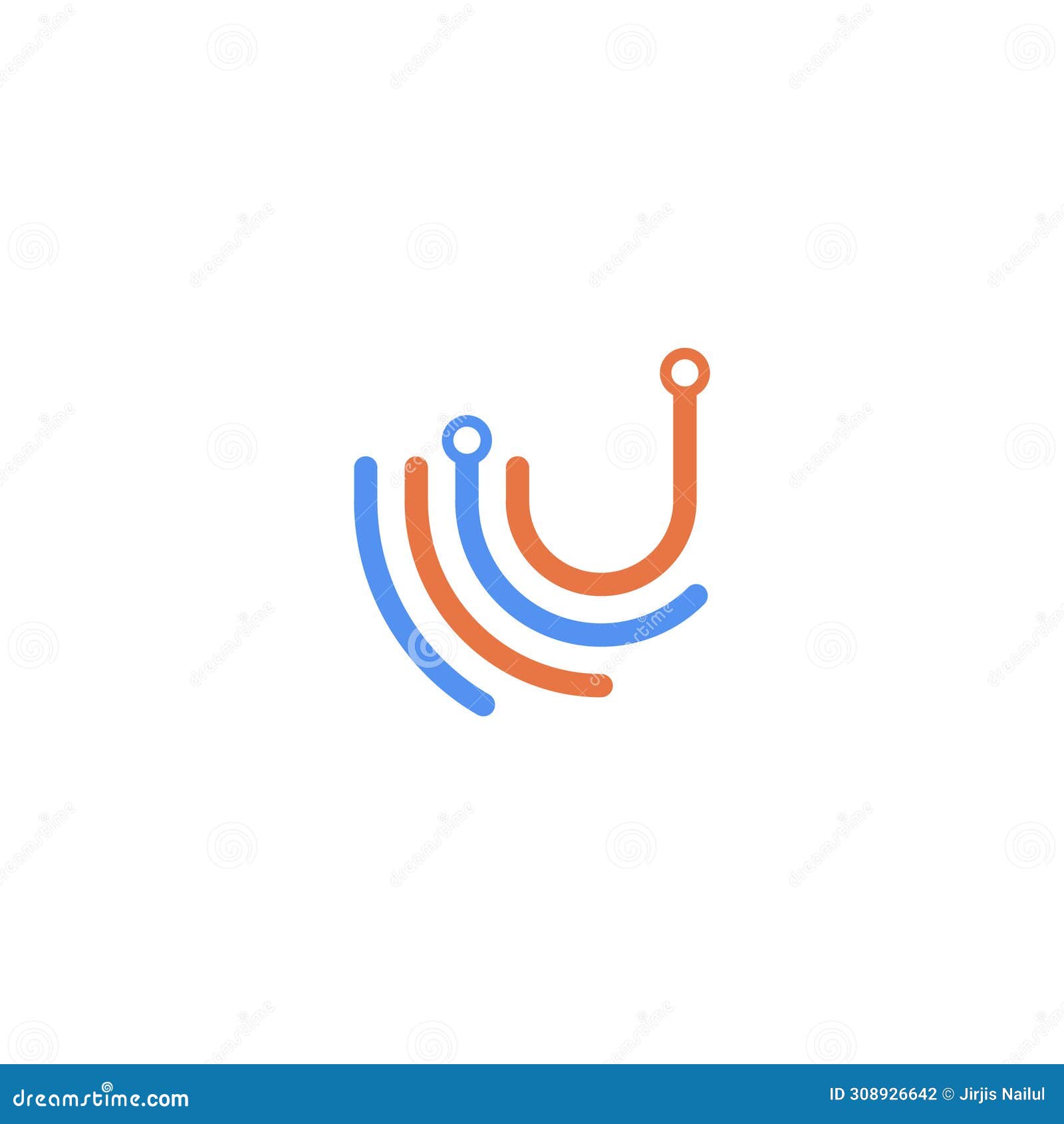 Abstract Technology Icon Logo Design Concept Flat Style Stock Vector ...