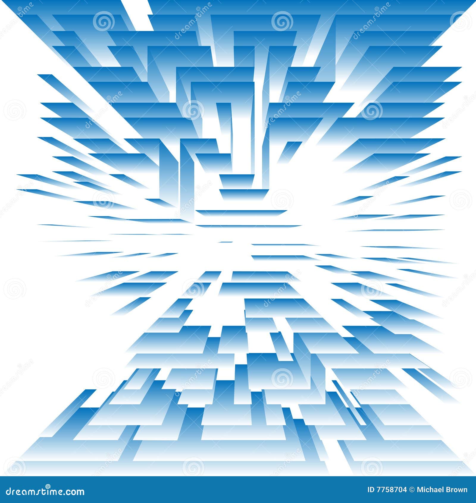 Abstract Technology Levels Layers on White Stock Vector - Illustration ...