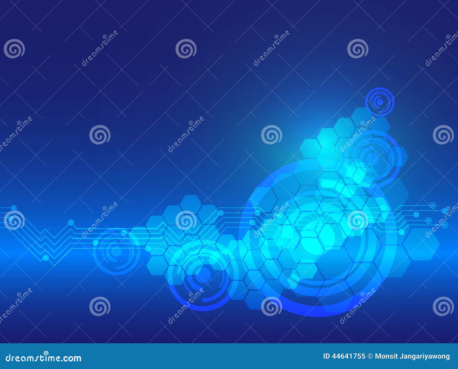 Abstract Technology Line Curve Vector Background Stock Vector ...