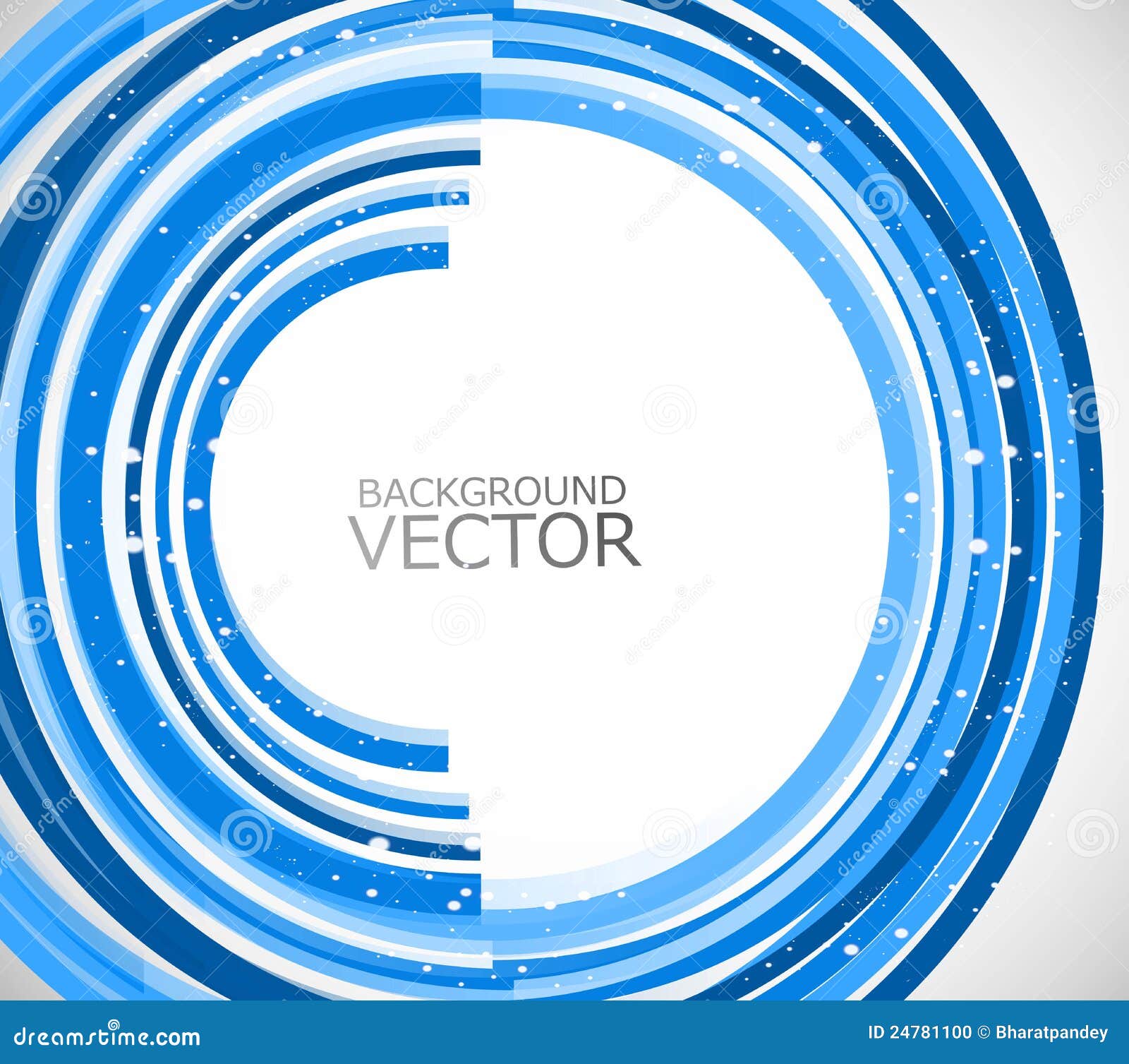 Abstract Technology Lines Blue Circle Stock Illustration - Illustration ...