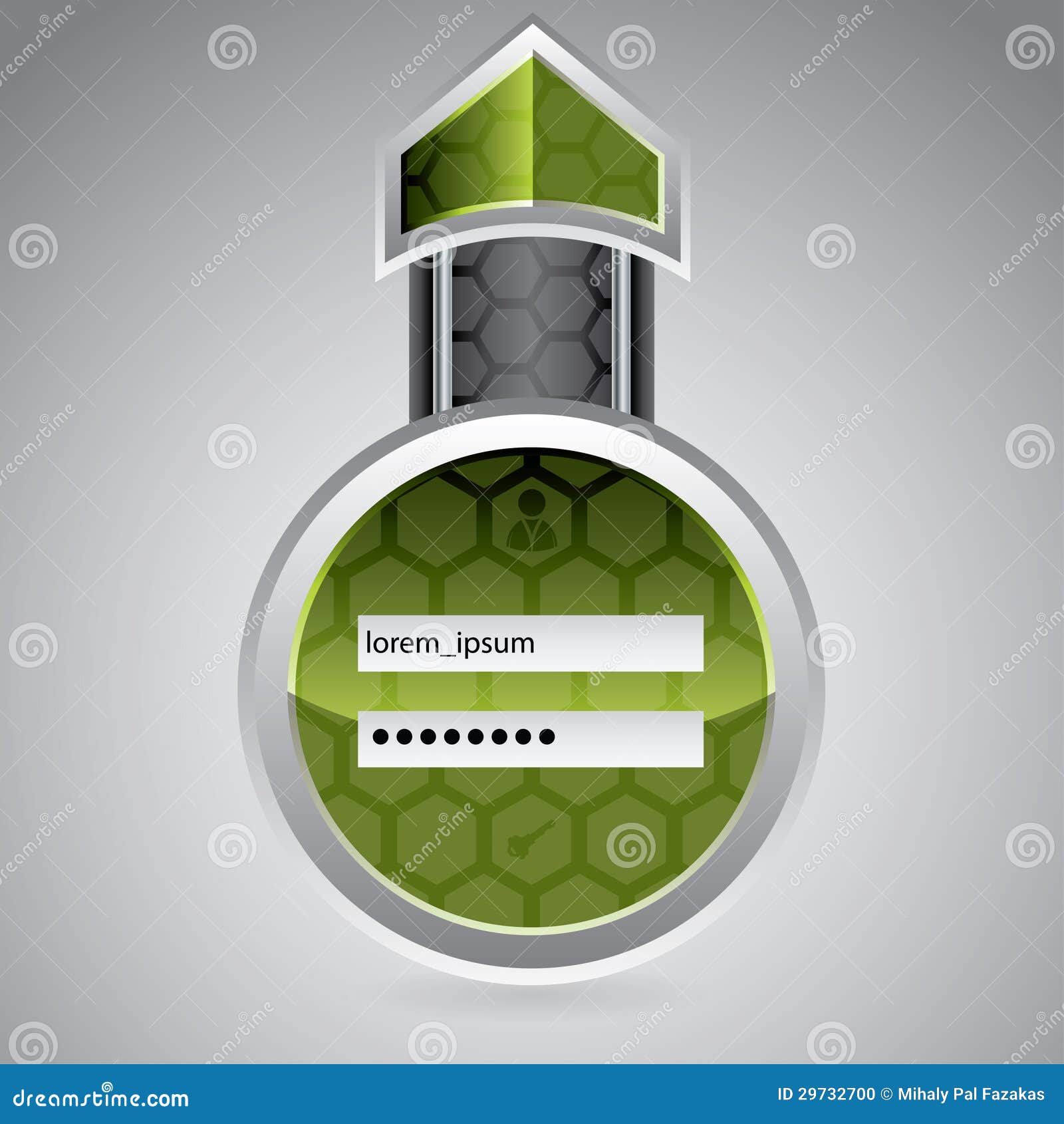 Abstract Technology Login Screen Stock Vector - Illustration of design ...