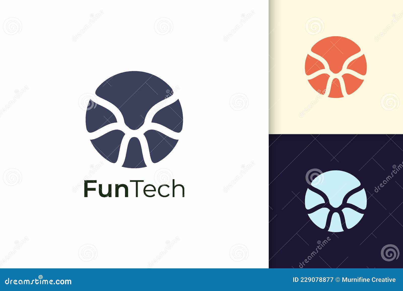 Abstract Technology Logo Concept Represent Data and System Stock Vector ...
