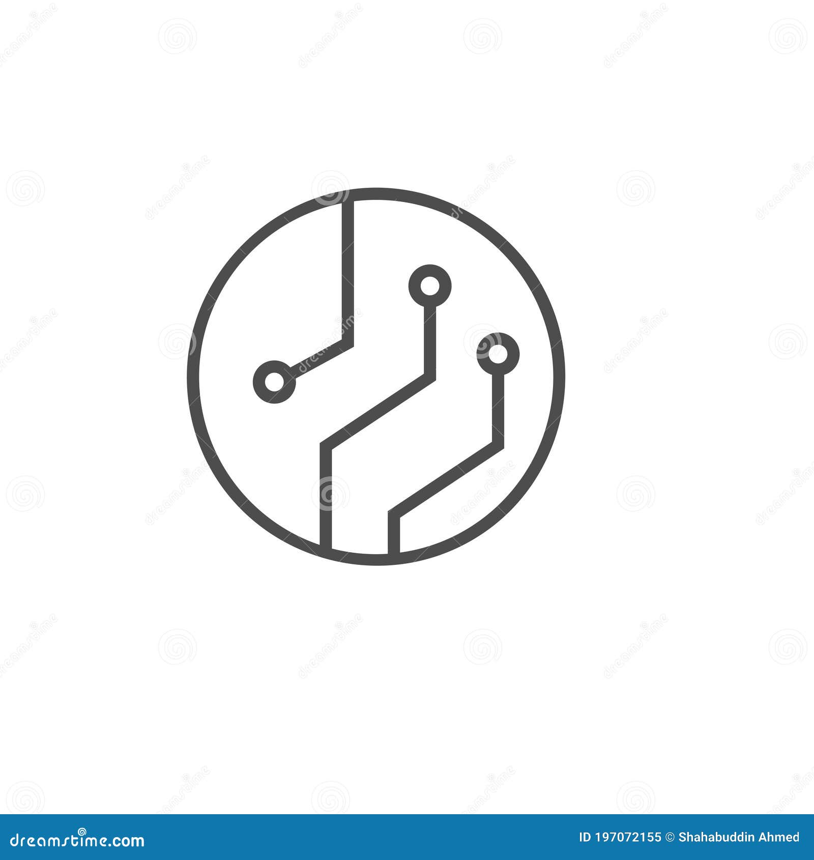 Abstract Technology Logo. Network, Internet, Computer Logo or Icon ...