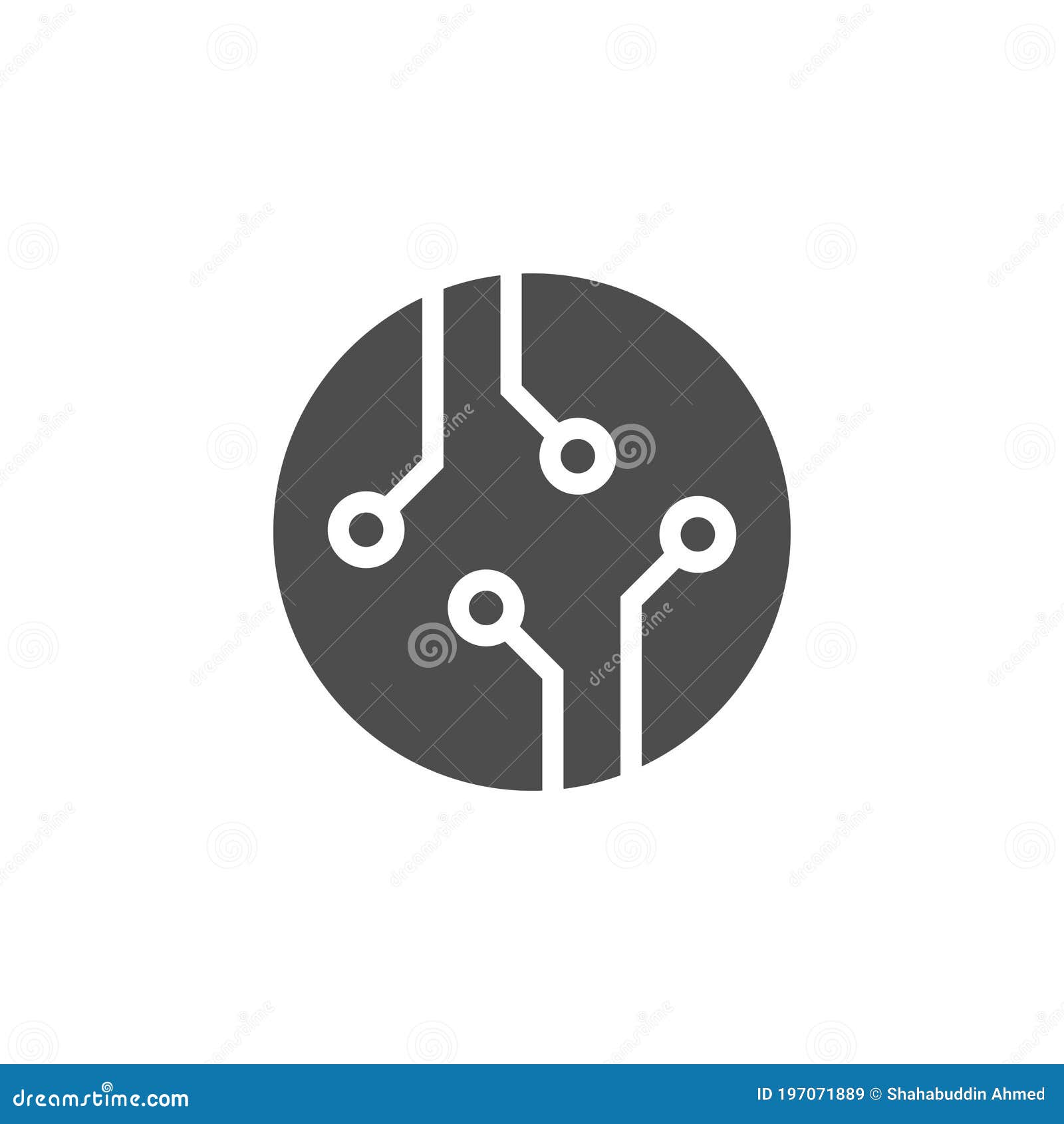 Abstract Technology Logo. Network, Internet, Computer Logo or Icon ...