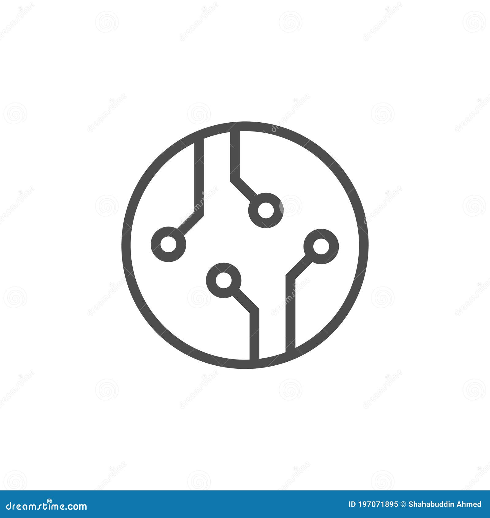 Abstract Technology Logo. Network, Internet, Computer Logo or Icon ...