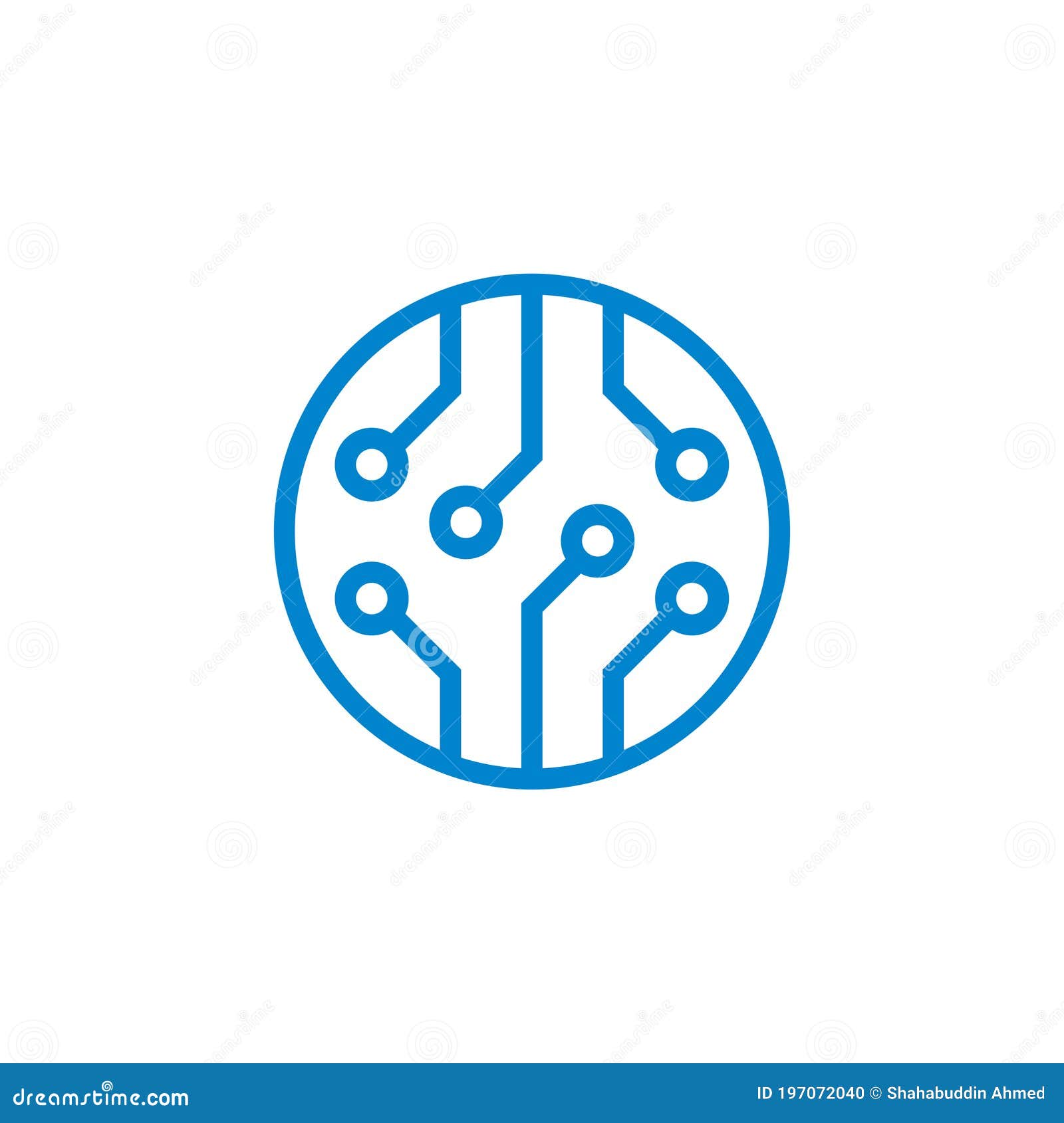 Abstract Technology Logo. Network, Internet, Computer Logo or Icon ...