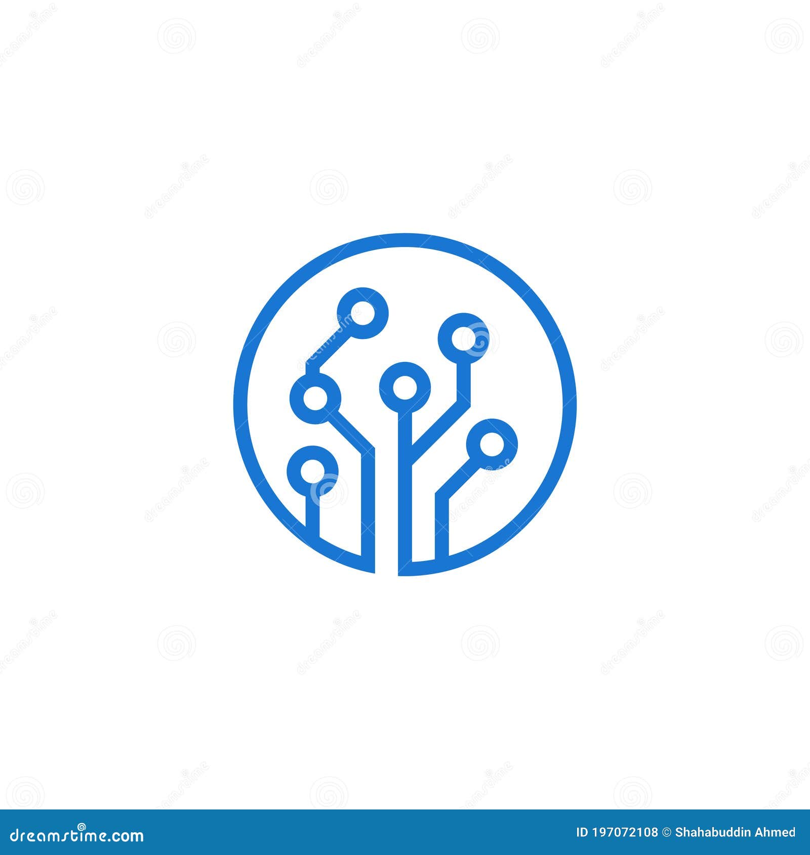 Abstract Technology Logo. Network, Internet, Computer Logo or Icon ...