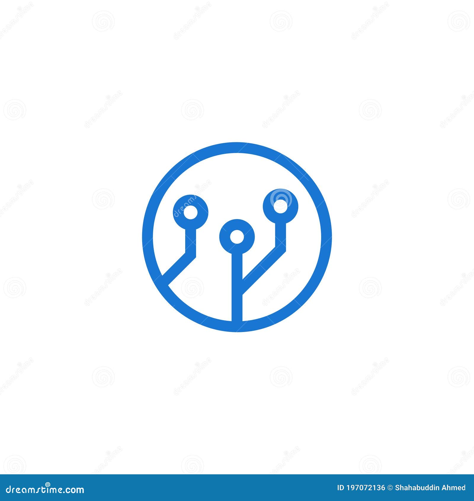 Abstract Technology Logo. Network, Internet, Computer Logo or Icon ...