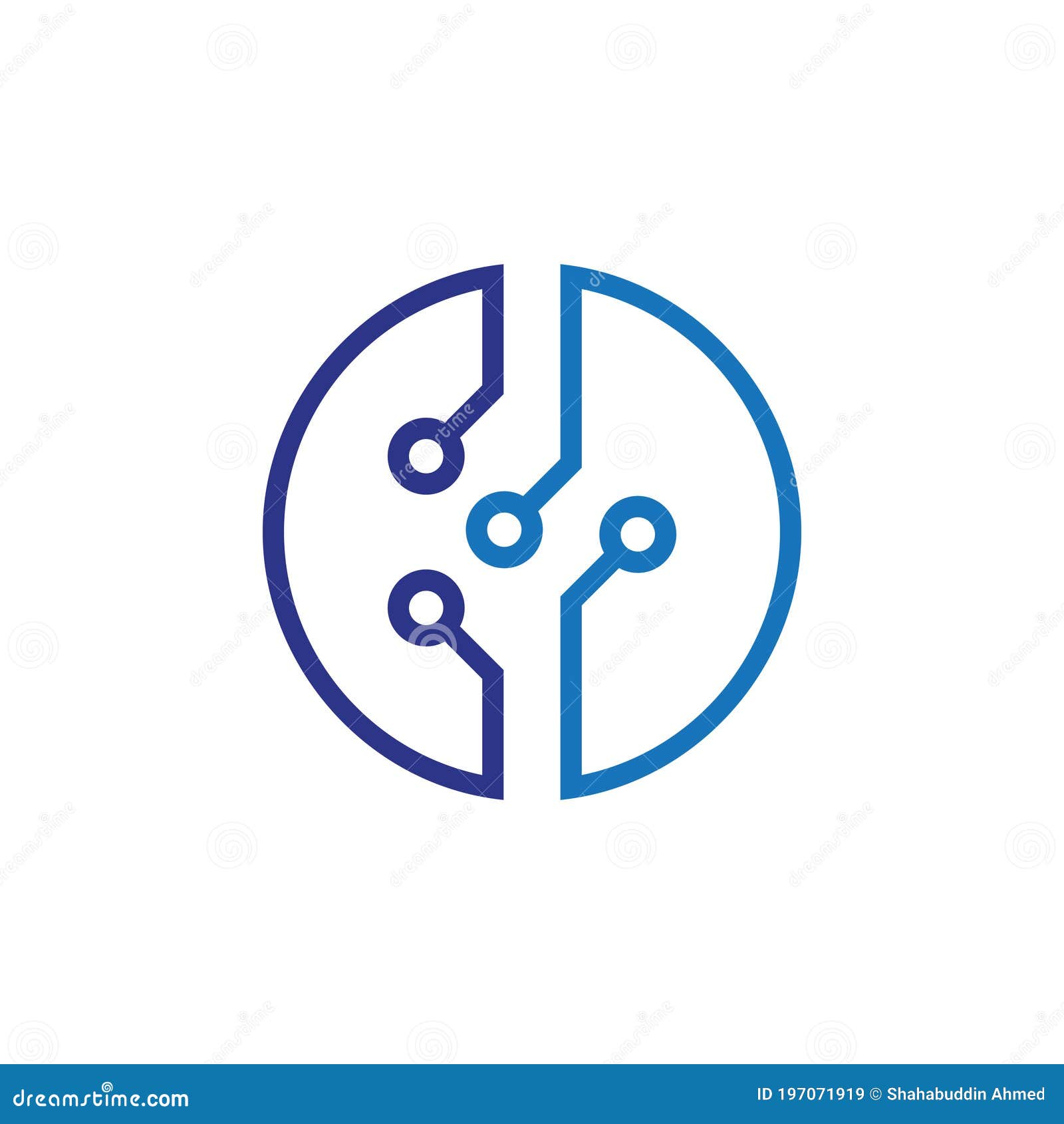 Abstract Technology Logo. Network, Internet, Computer Logo or Icon ...