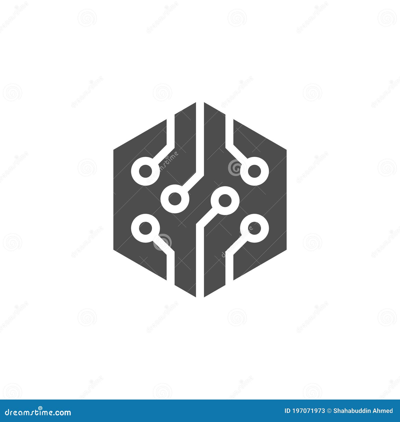 Abstract Technology Logo. Network, Internet, Computer Logo or Icon ...