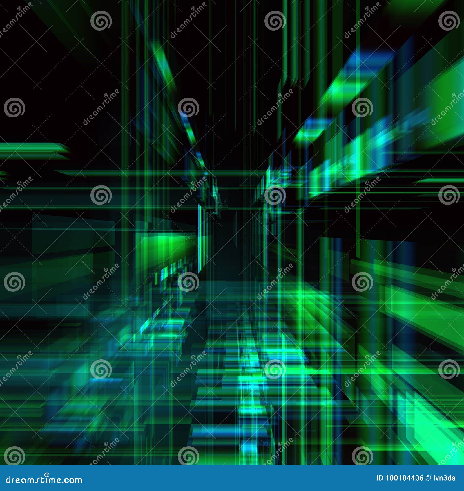 Abstract Technology Luminous Background Stock Illustration ...
