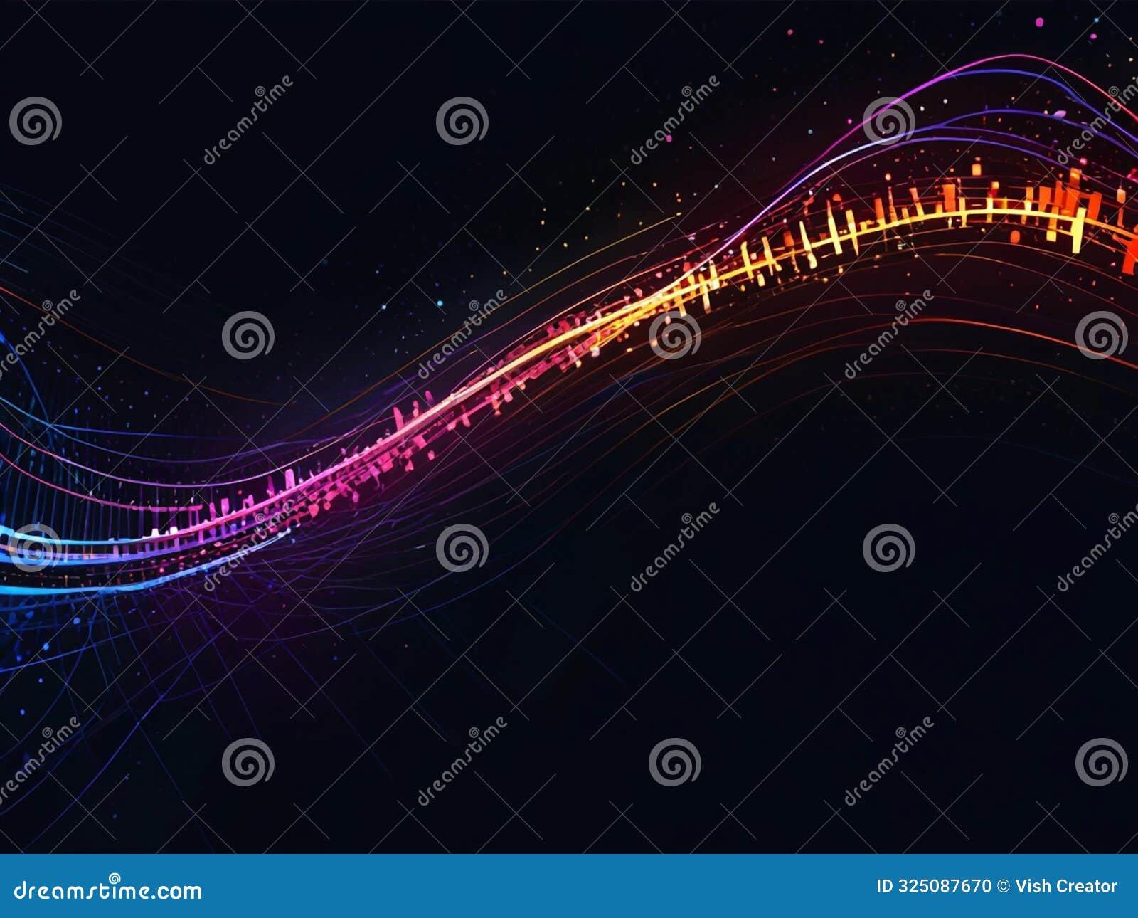 Technology or Medical Shape Patterns Ai Generated Stock Illustration ...
