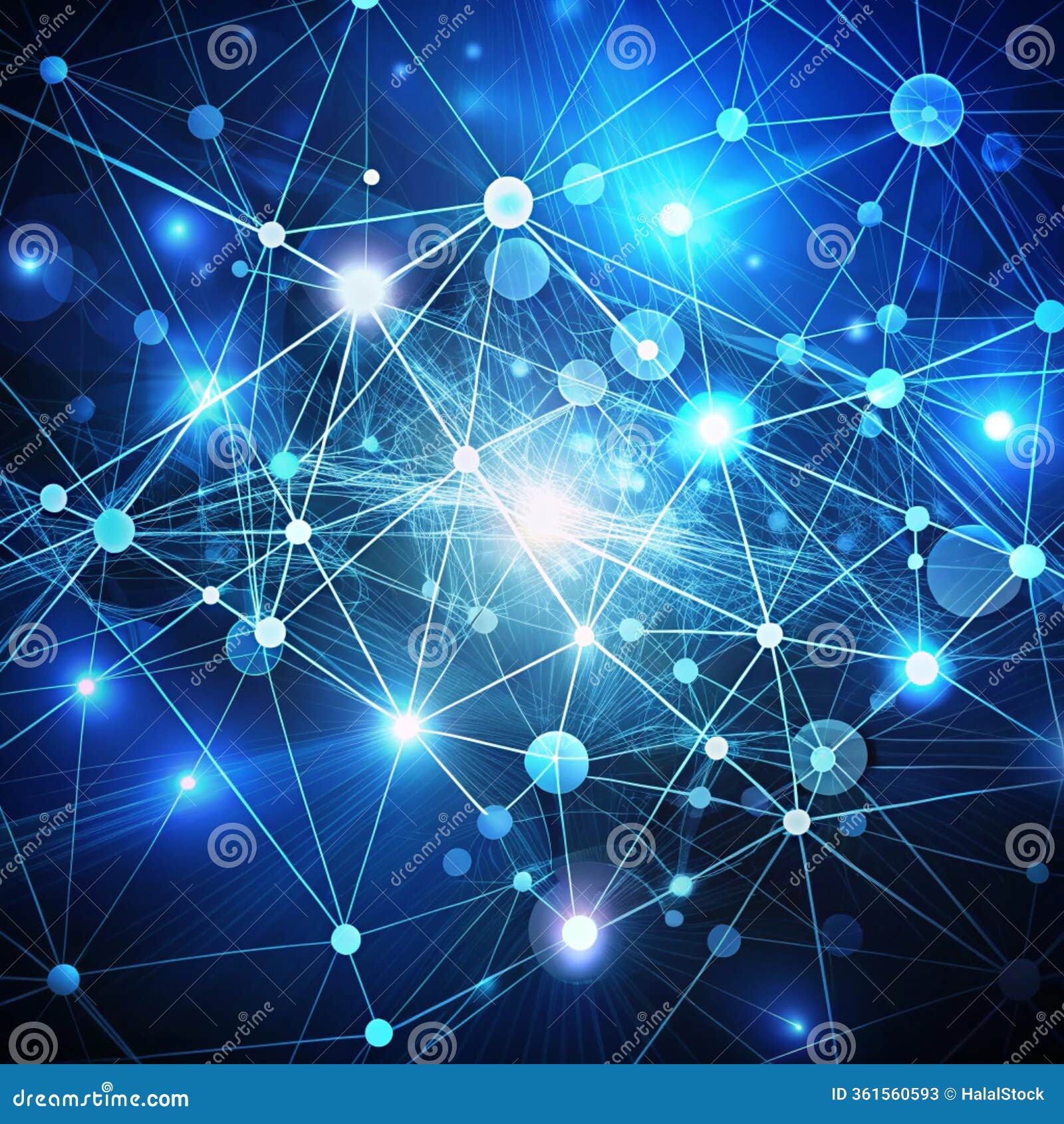 Abstract Technology Network Background Stock Illustration ...