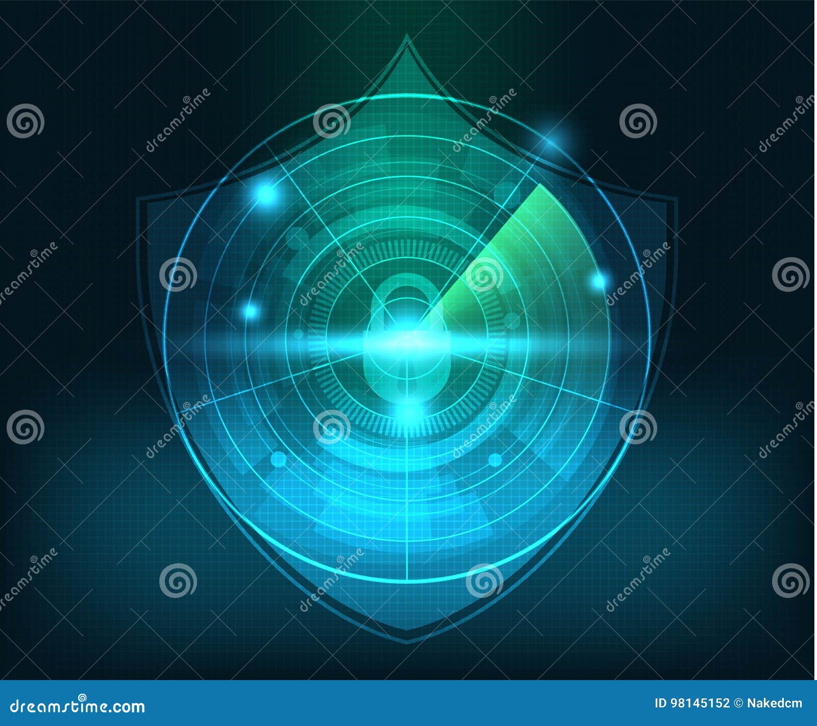 Abstract Technology Network Security Background Stock Vector ...