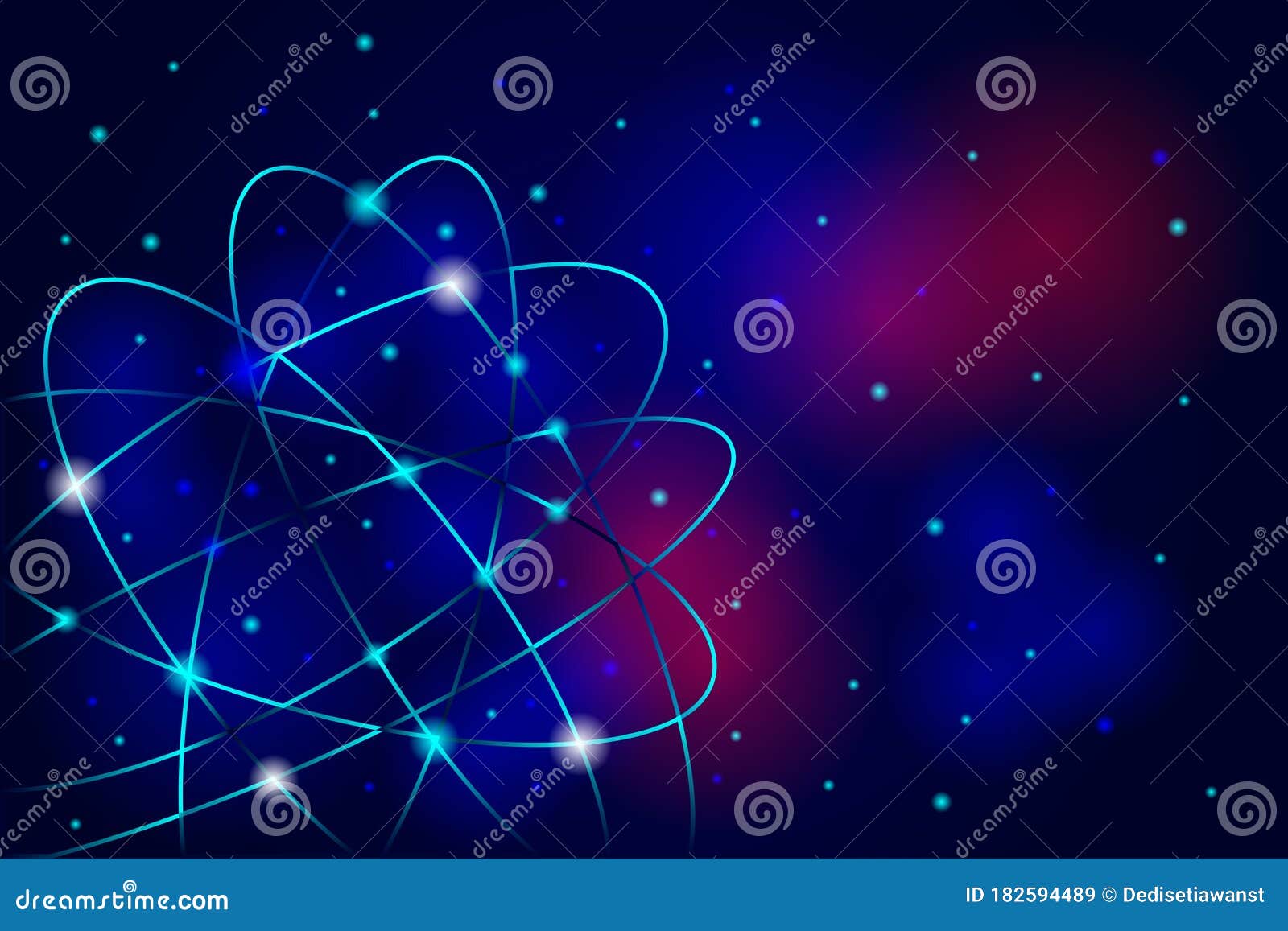 Abstract Technology Particle Background Stock Vector - Illustration of ...