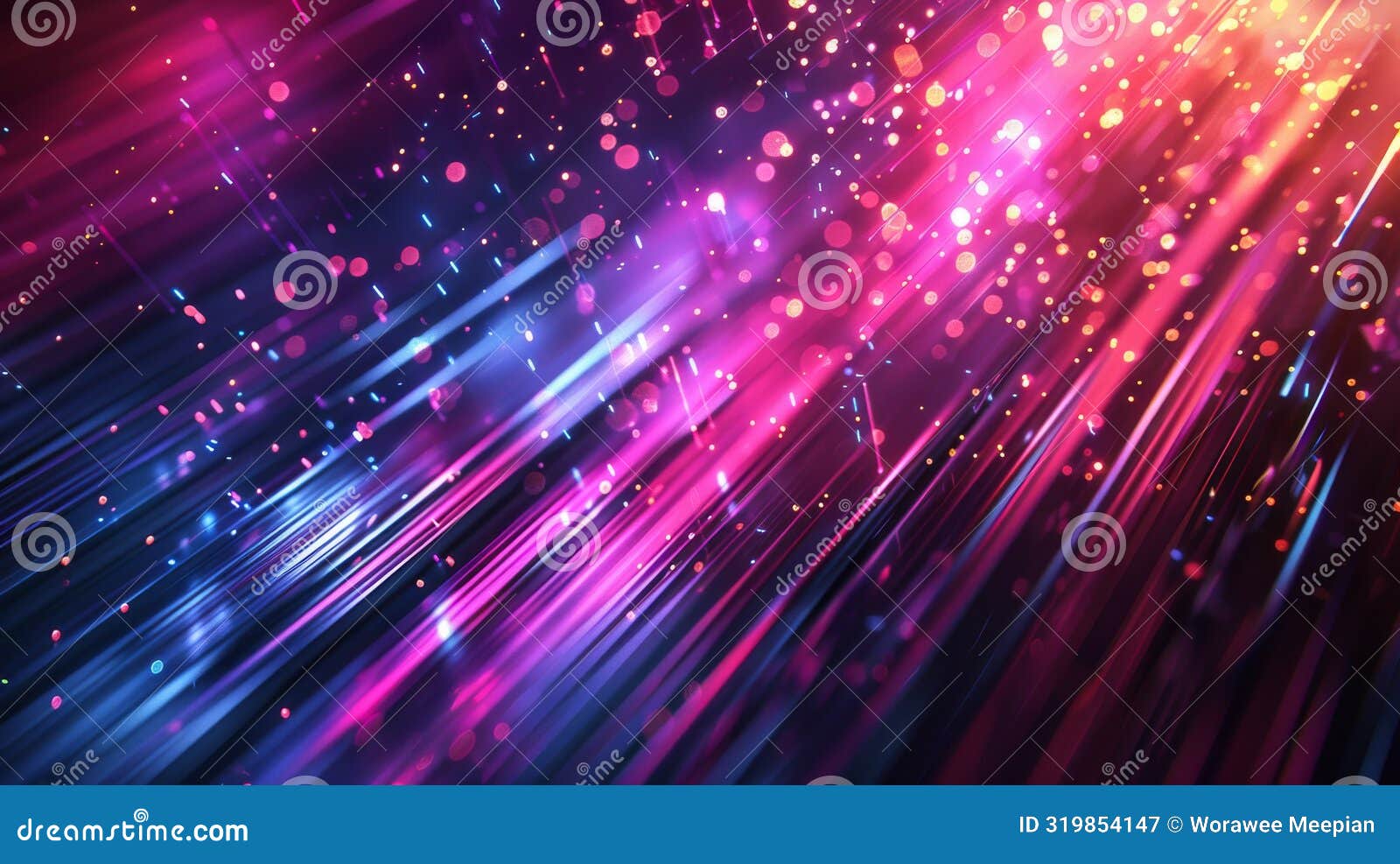 Abstract Technology Particle of Light Background Stock Image - Image of ...
