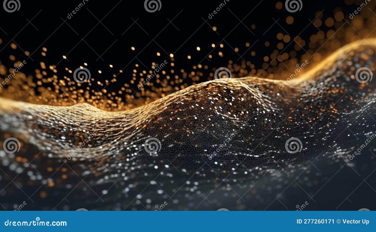 Abstract Technology Particles Mesh Background. Generative AI Stock ...