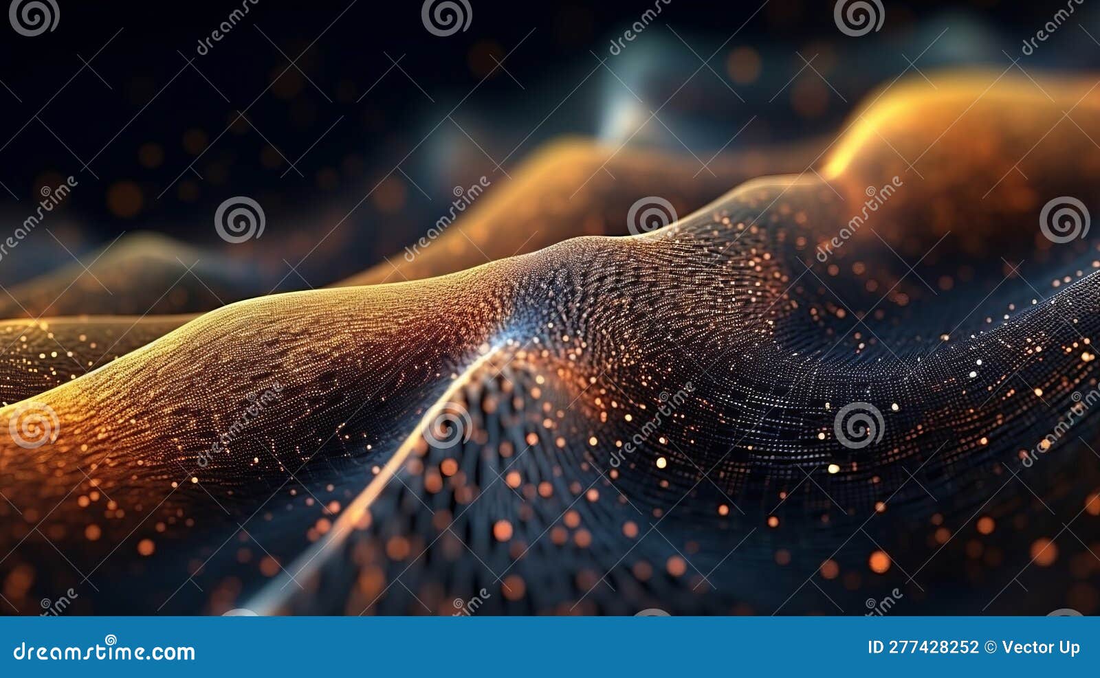 Abstract Technology Particles Mesh Background. Generative AI Stock ...