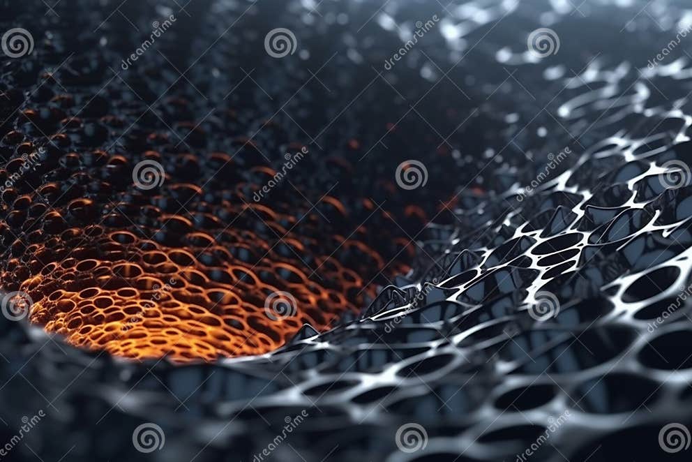 Abstract Technology Particles Mesh Background with Vivid Graphite ...