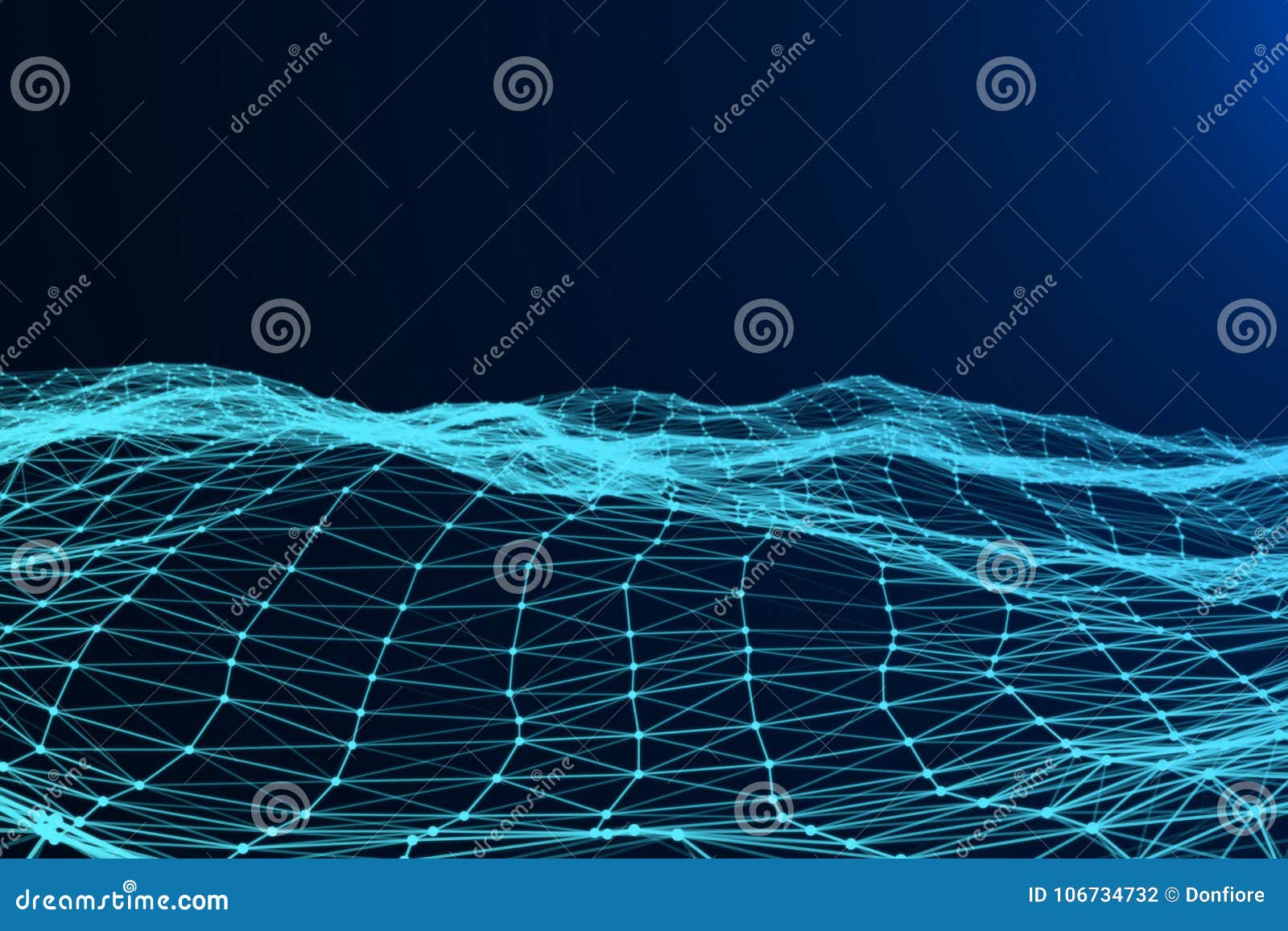 Dynamic Digital Visualization Of Topographic Map Showcasing Terrain ...