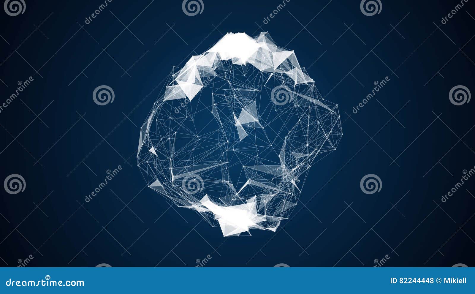 Abstract Technology Plexus Stylish Dynamic Digital Background. Stock ...