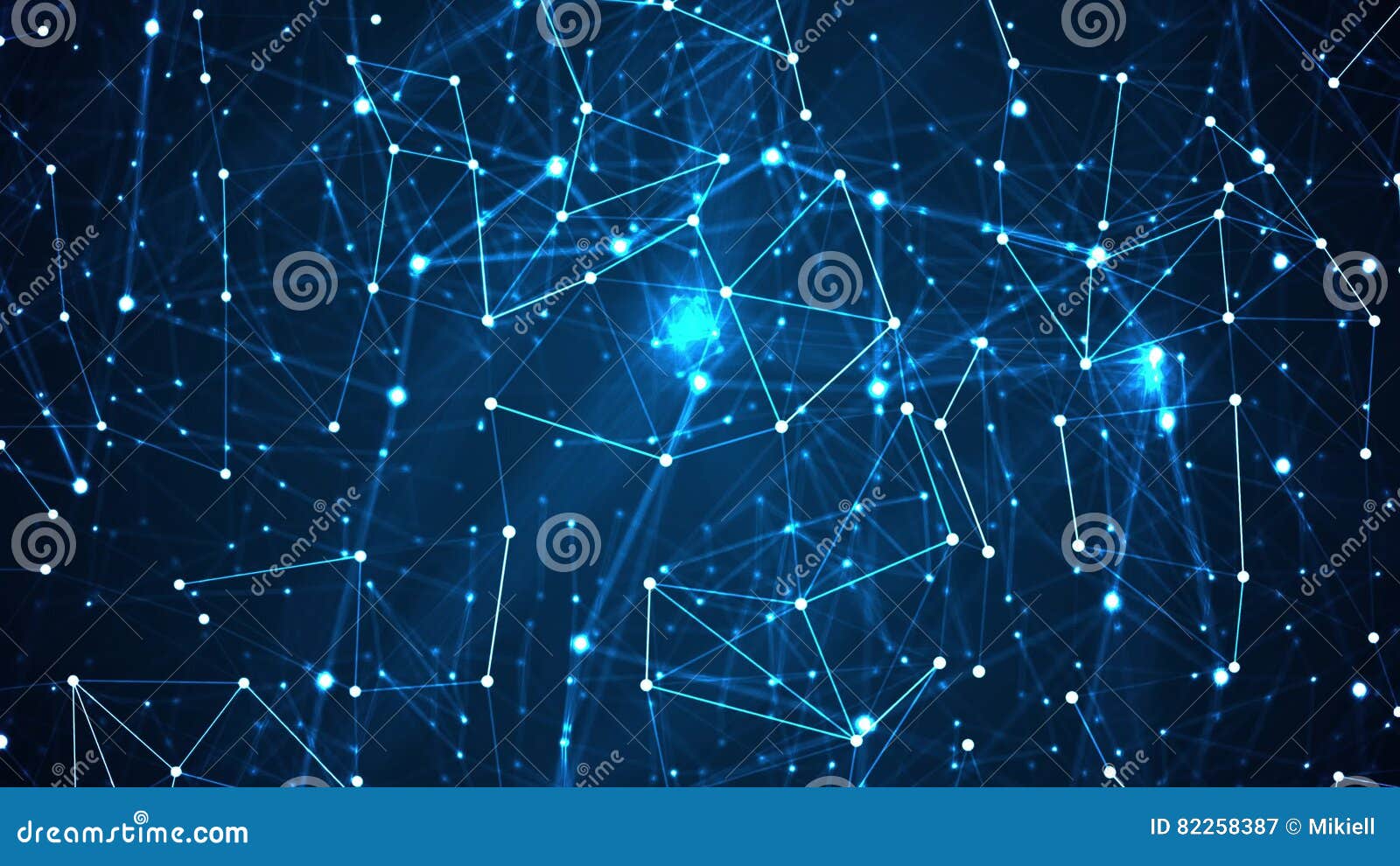 Abstract Technology Plexus Stylish Dynamic Digital Background. Stock ...