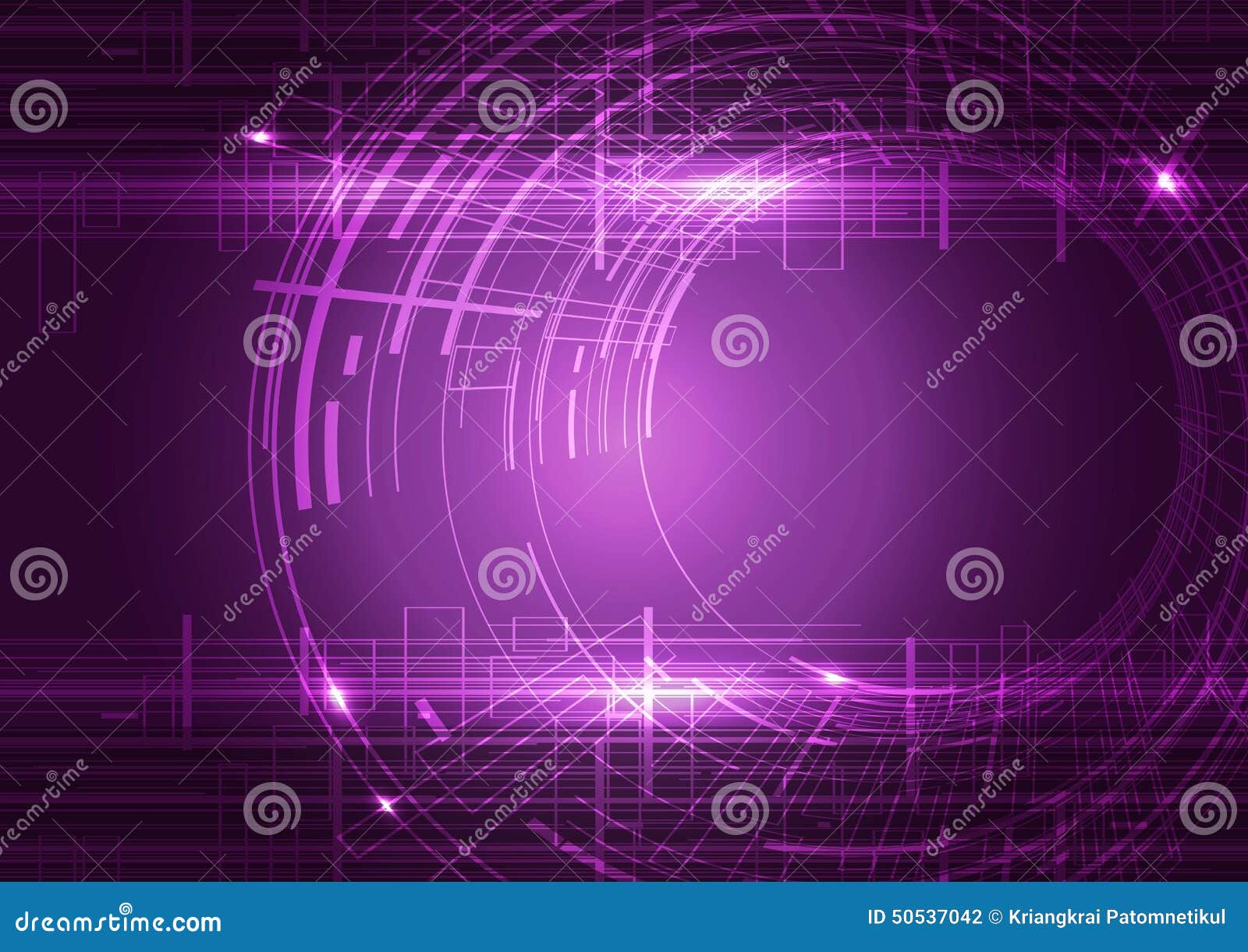 Abstract Technology Purple Background Stock Vector - Illustration of ...