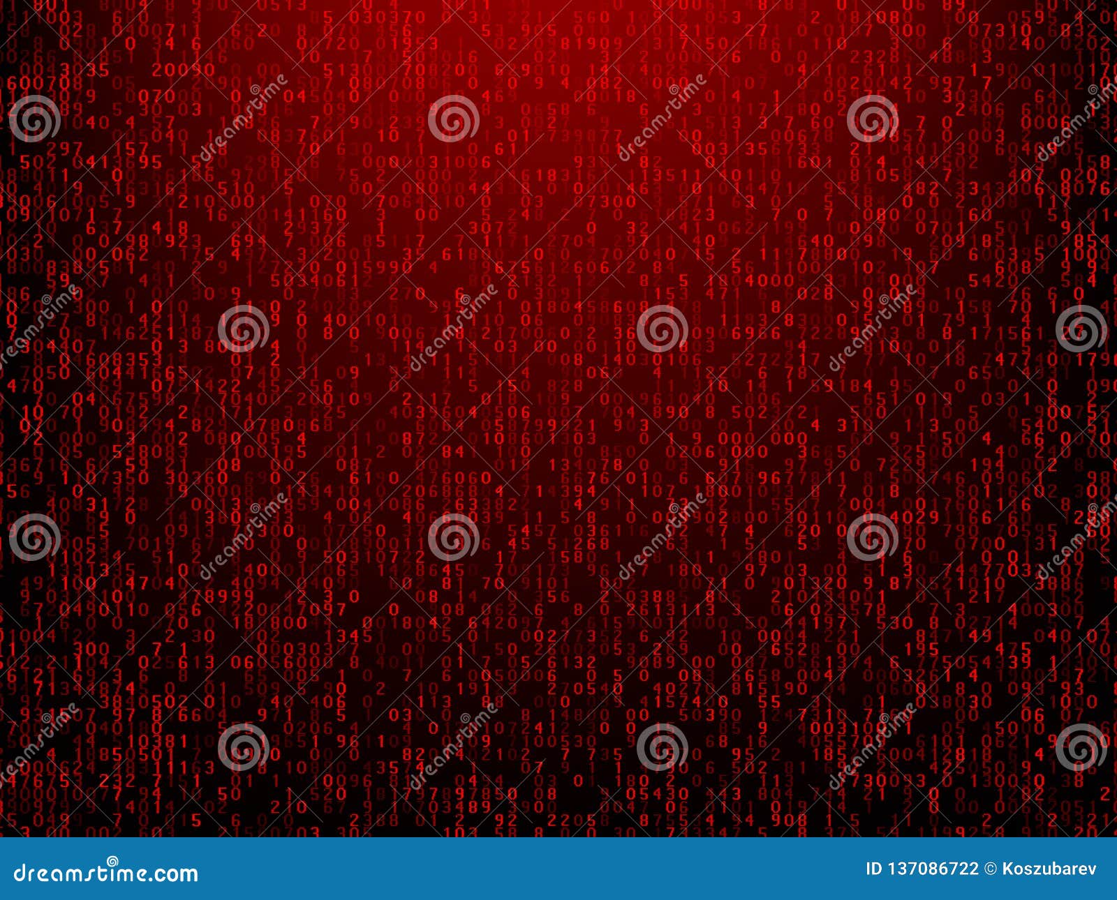 Abstract Technology Computer Code Red Background Stock Vector - Illustration of broken, cyber ...