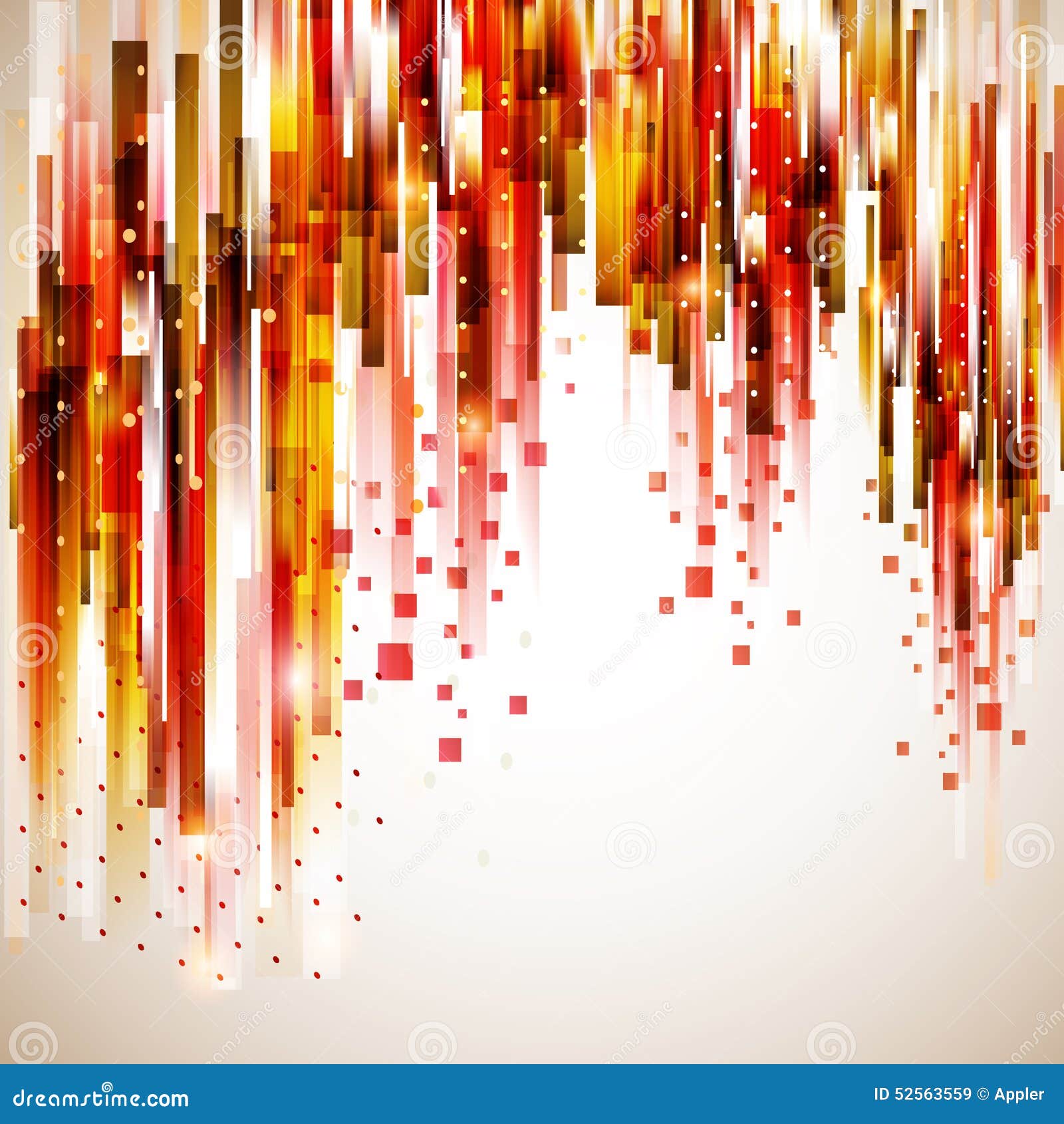 Abstract Technology Red Rain Backdrop Stock Vector - Illustration of ...