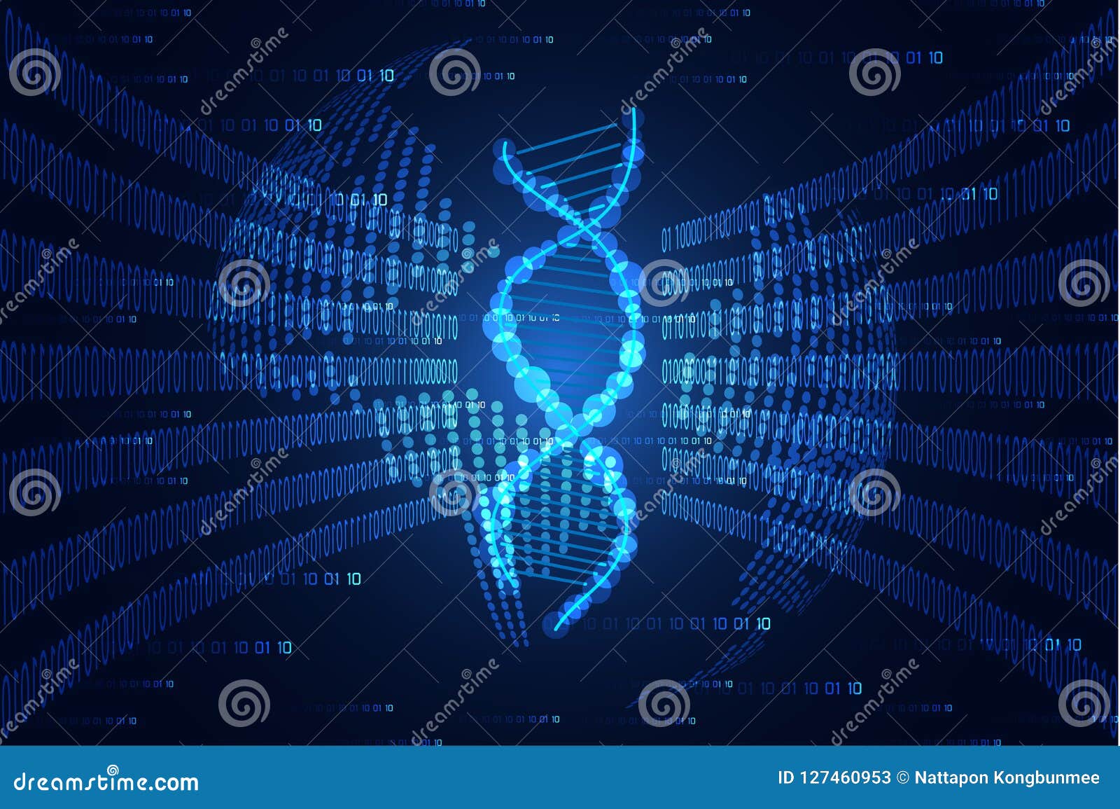 Abstract Technology Science Concept World Map Dot and Digital Hi Stock ...
