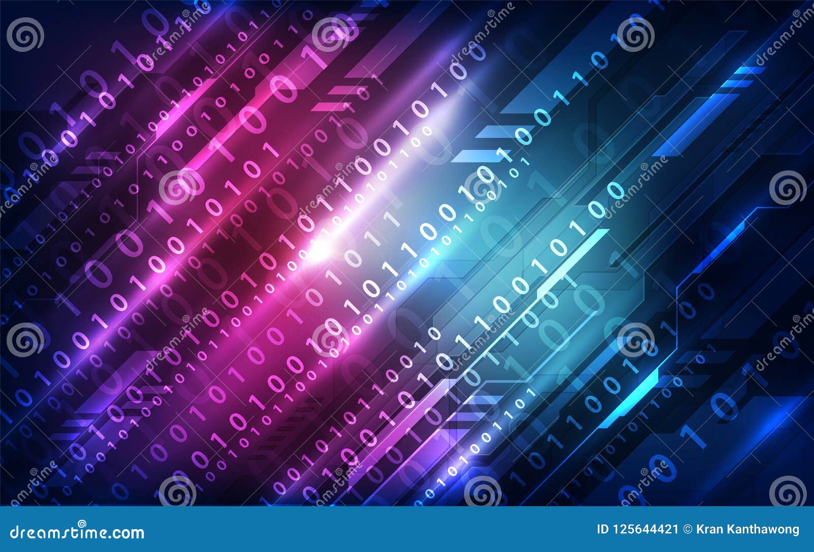 Abstract Technology Security Data Network System Background, Vector ...