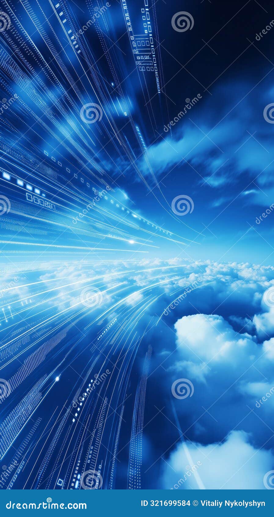 Abstract Technology Sky stock photo. Image of digital - 321699584