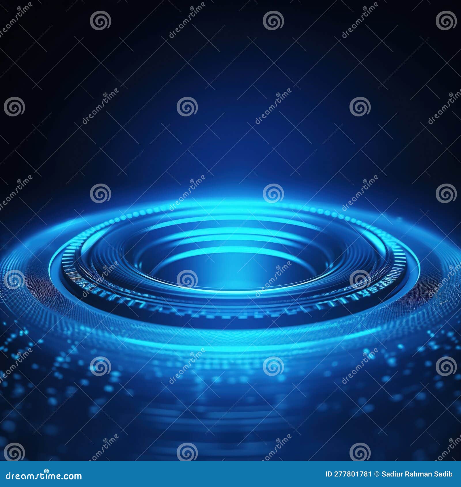 Abstract Technology Spotlight Blue Backgrounds with Spotlight. Stock ...