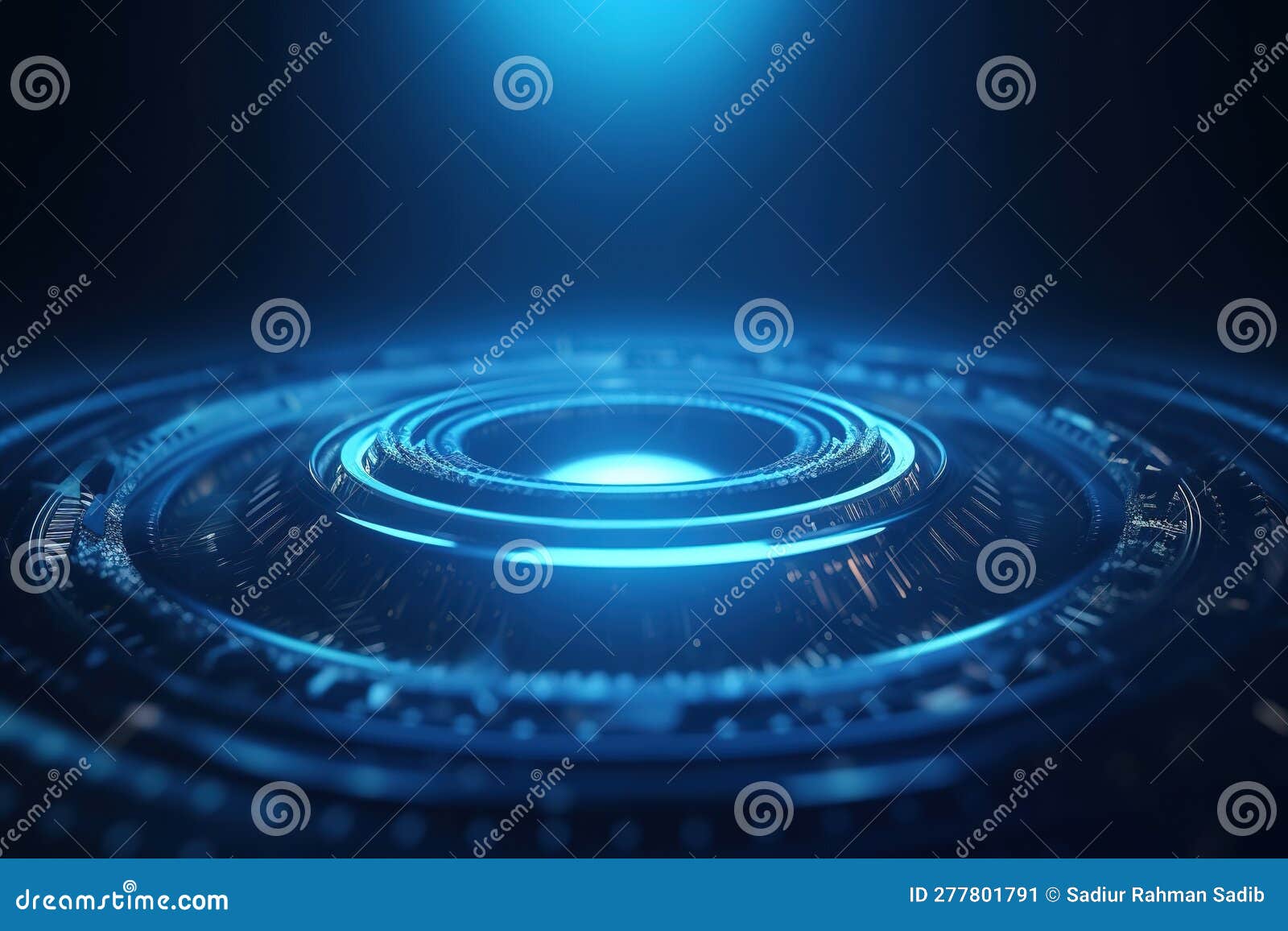 Abstract Technology Spotlight Blue Backgrounds with Spotlight. Stock ...