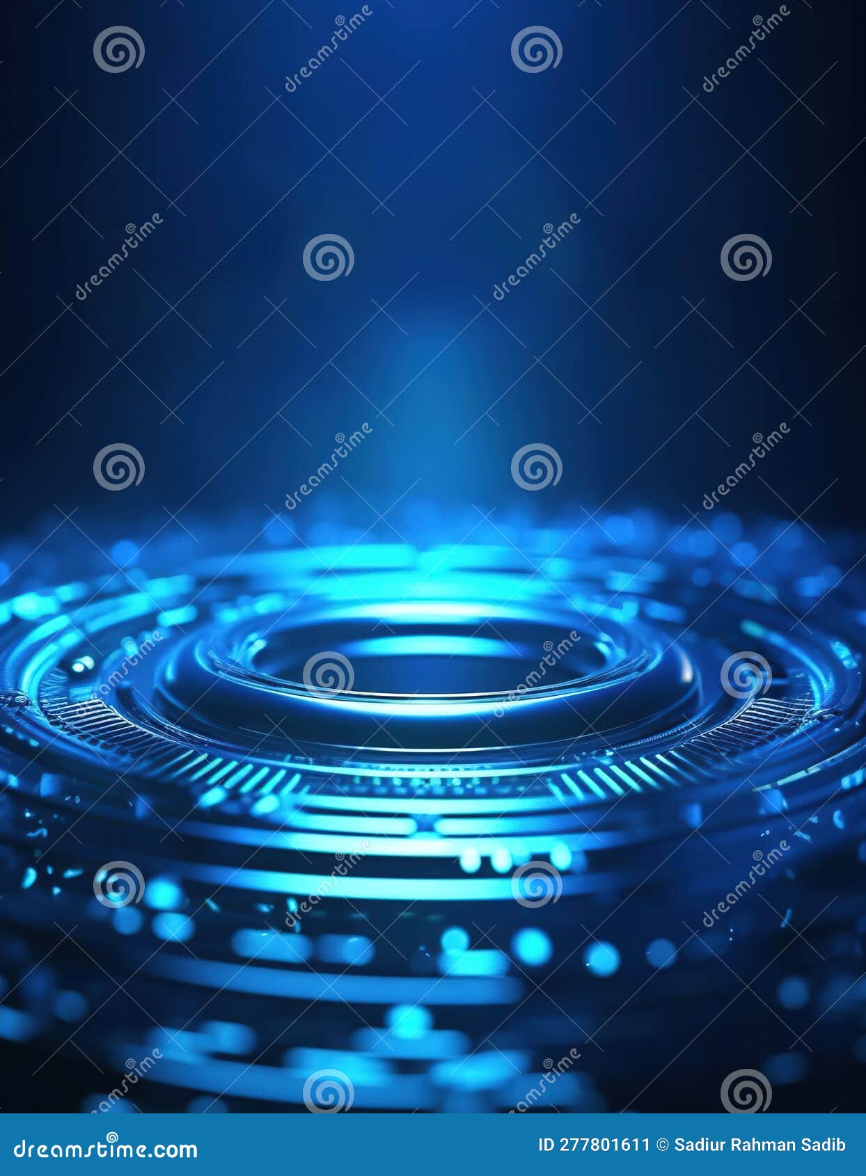 Abstract Technology Spotlight Blue Backgrounds with Spotlight. Stock ...