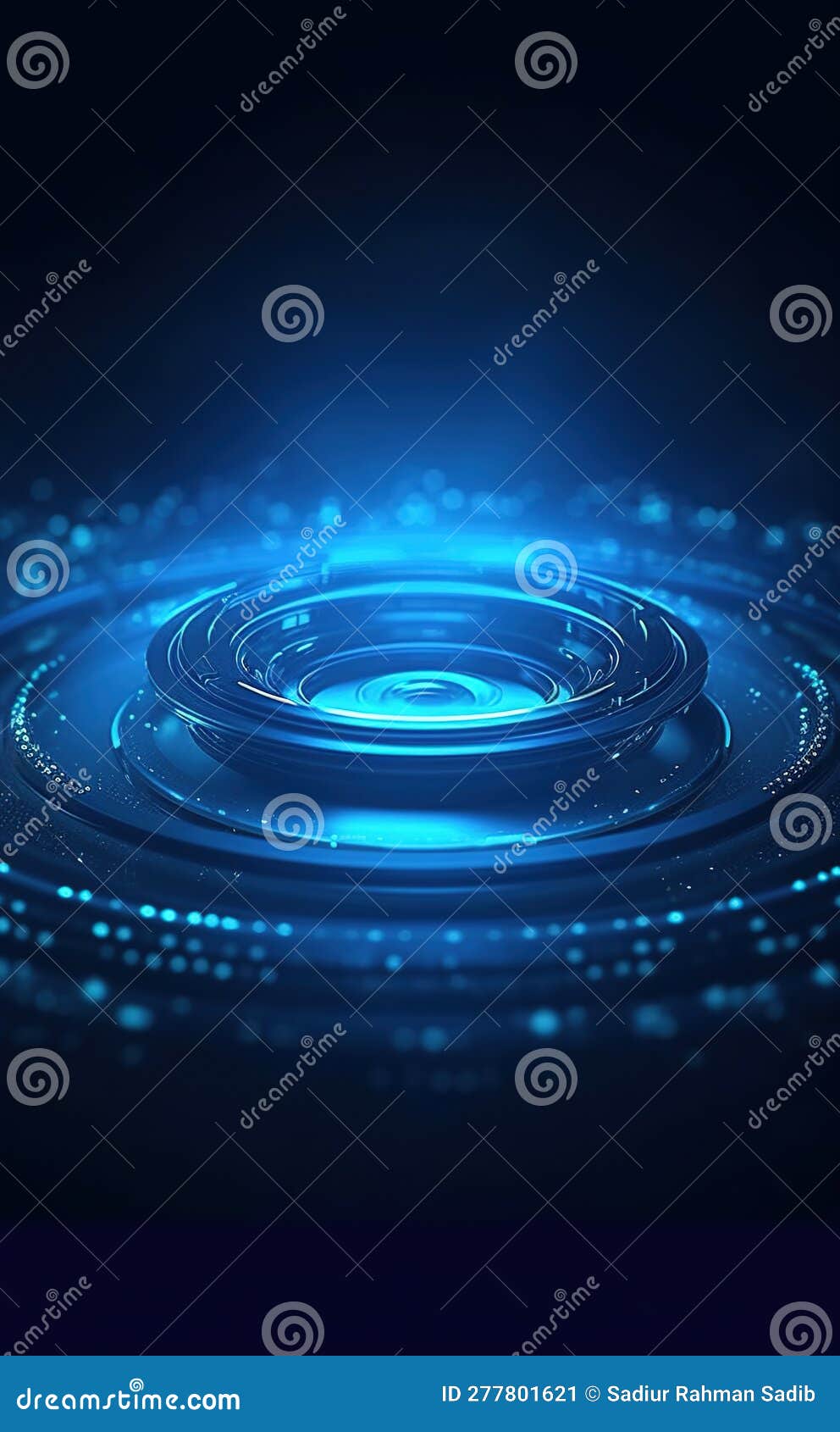Abstract Technology Spotlight Blue Backgrounds with Spotlight. Stock ...