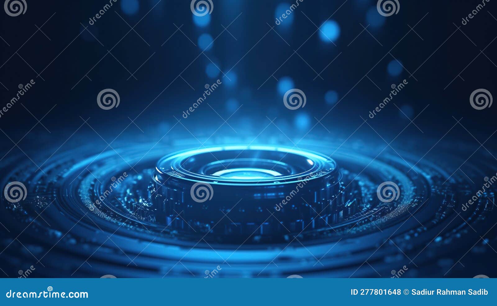 Abstract Technology Spotlight Blue Backgrounds with Spotlight. Stock ...