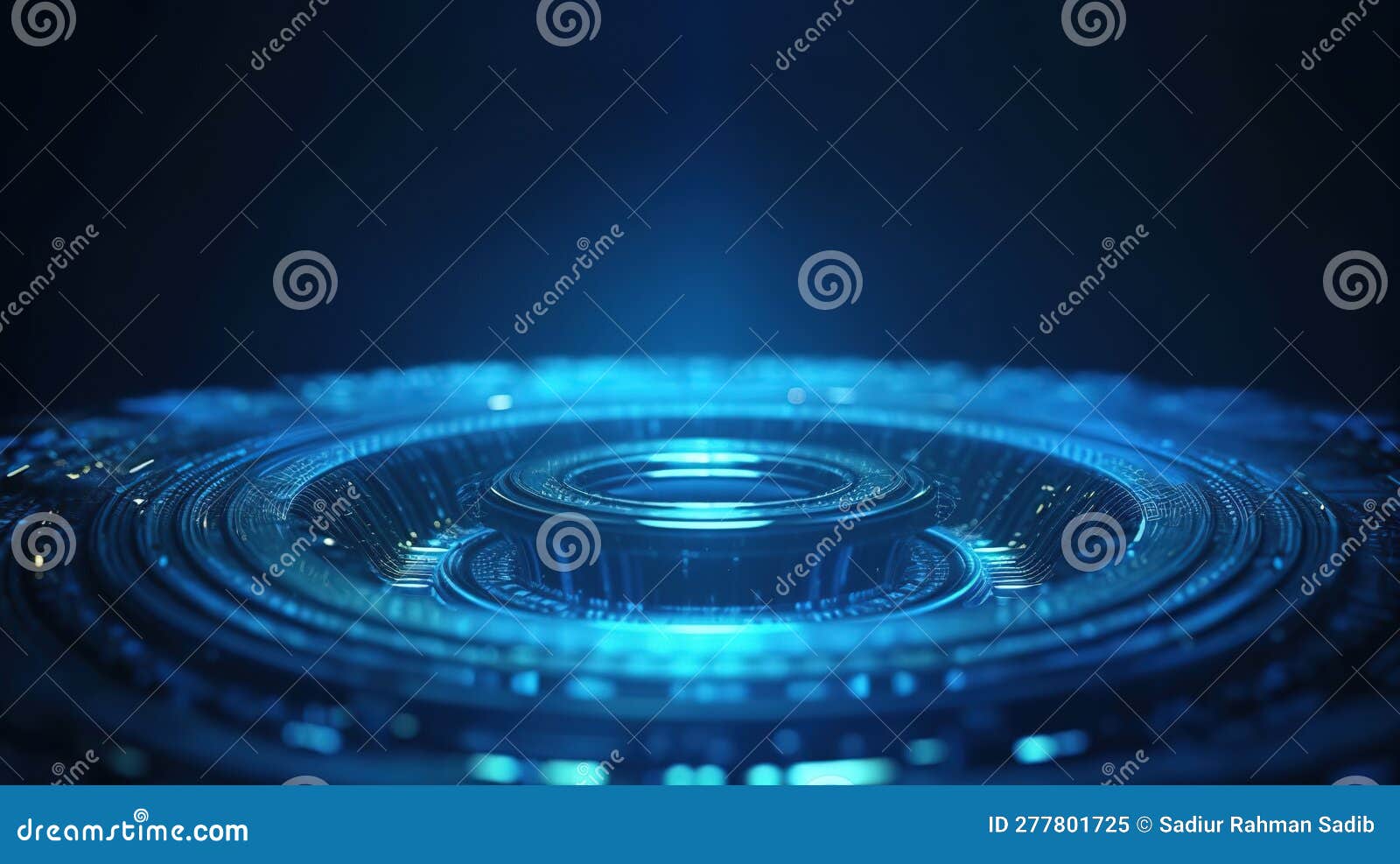 Abstract Technology Spotlight Blue Backgrounds with Spotlight. Stock ...