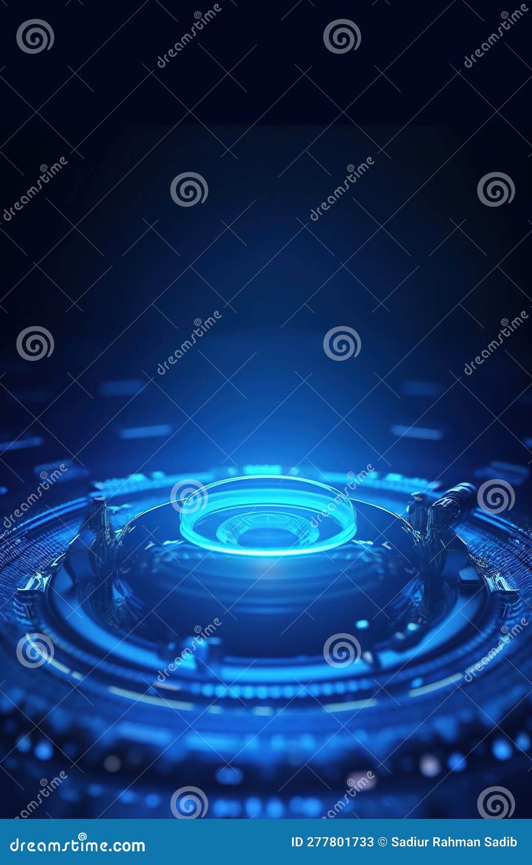 Abstract Technology Spotlight Blue Backgrounds with Spotlight. Stock ...