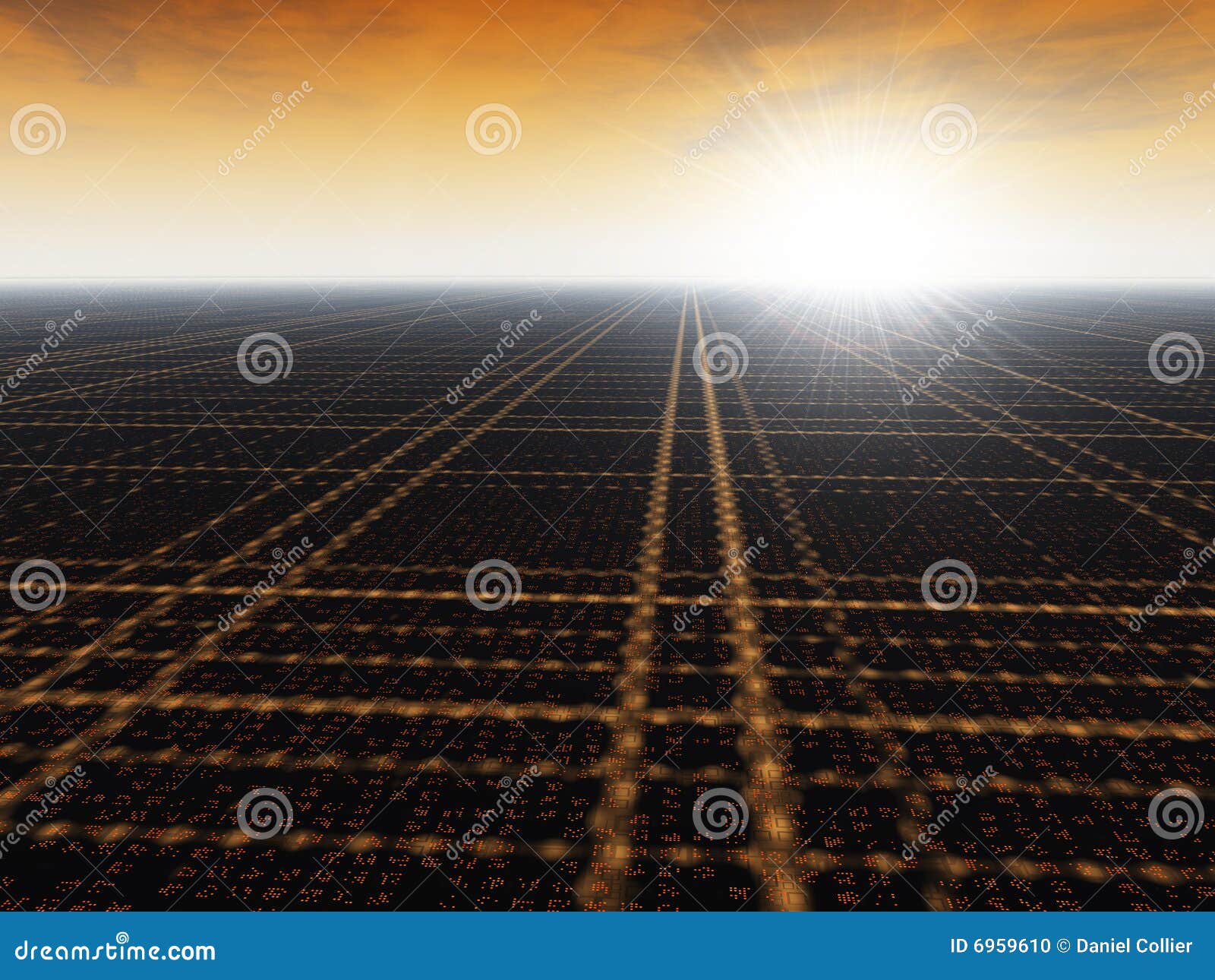 Abstract Technology Star Background Stock Illustration - Illustration ...