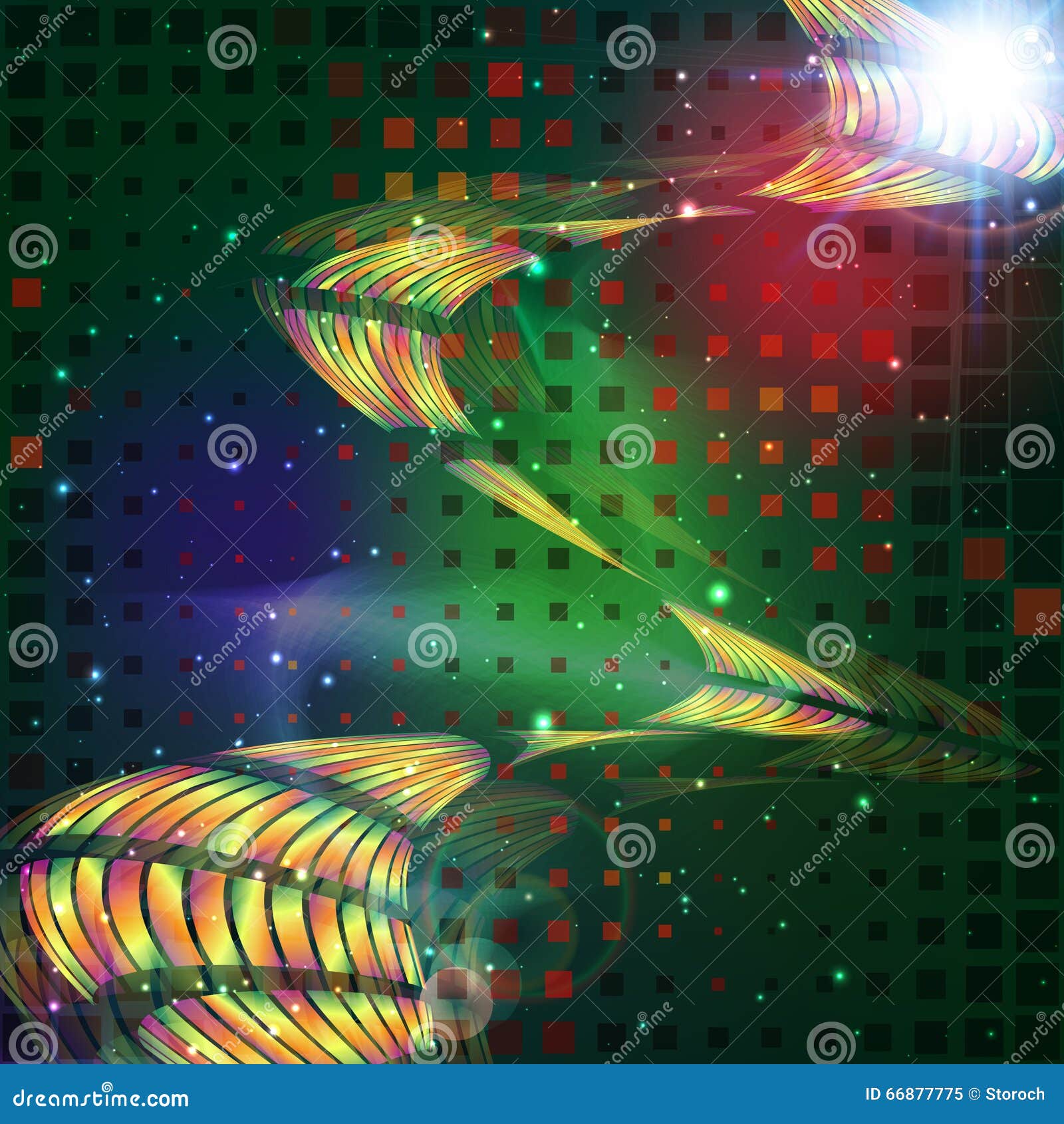 Abstract Technology-style Background. Stock Vector - Illustration of ...