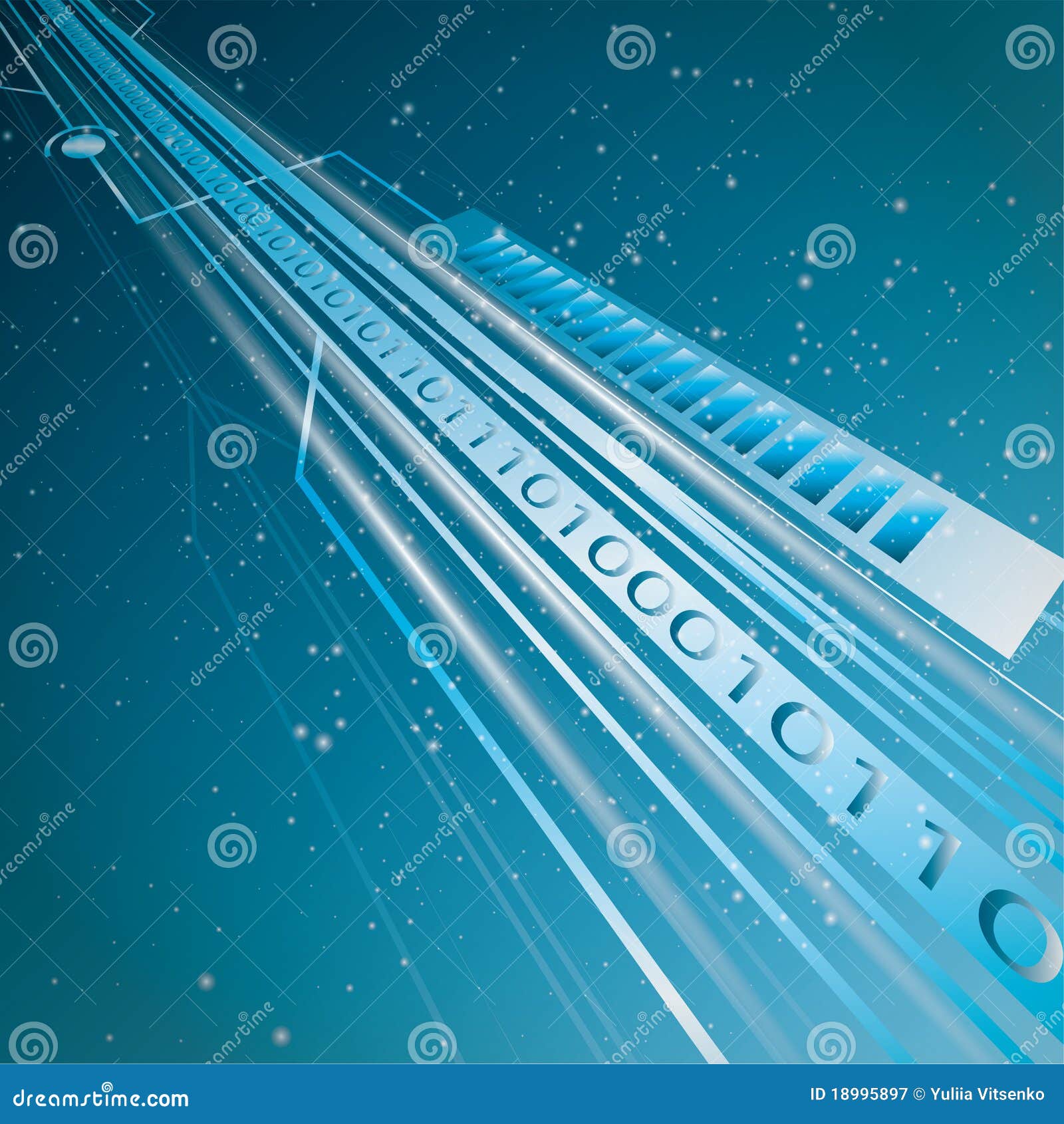 Abstract technology theme stock vector. Illustration of futuristic ...