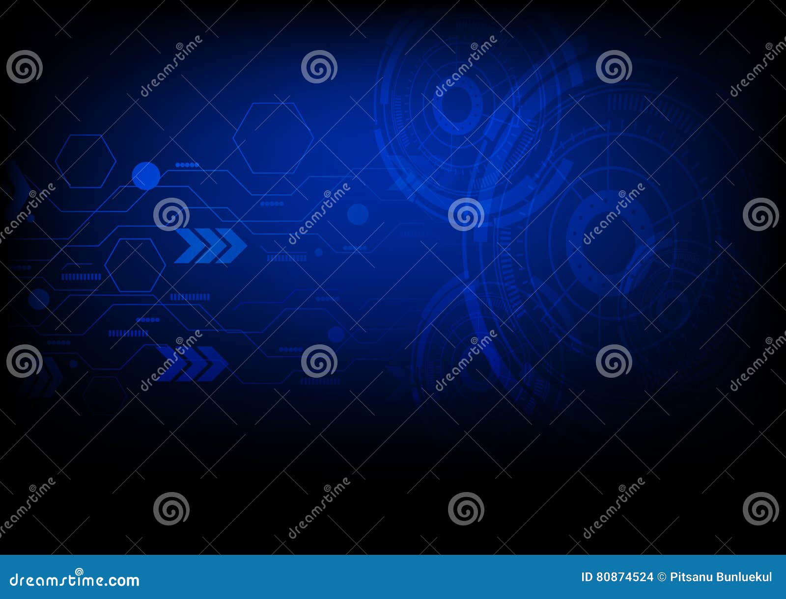 Abstract Technology Theme Vector Illustrator Stock Vector ...
